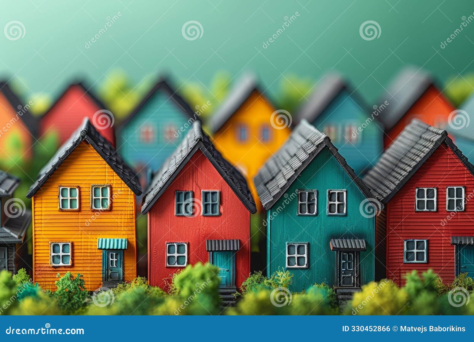 Surging Real Estate Costs House Columns, Graph Show Increase, 3d ...