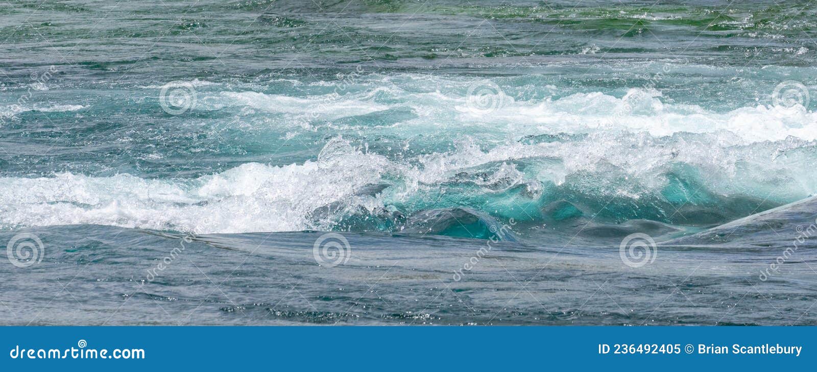 Surging Rushing Water Rapids Stock Image - Image of rushing, banner ...