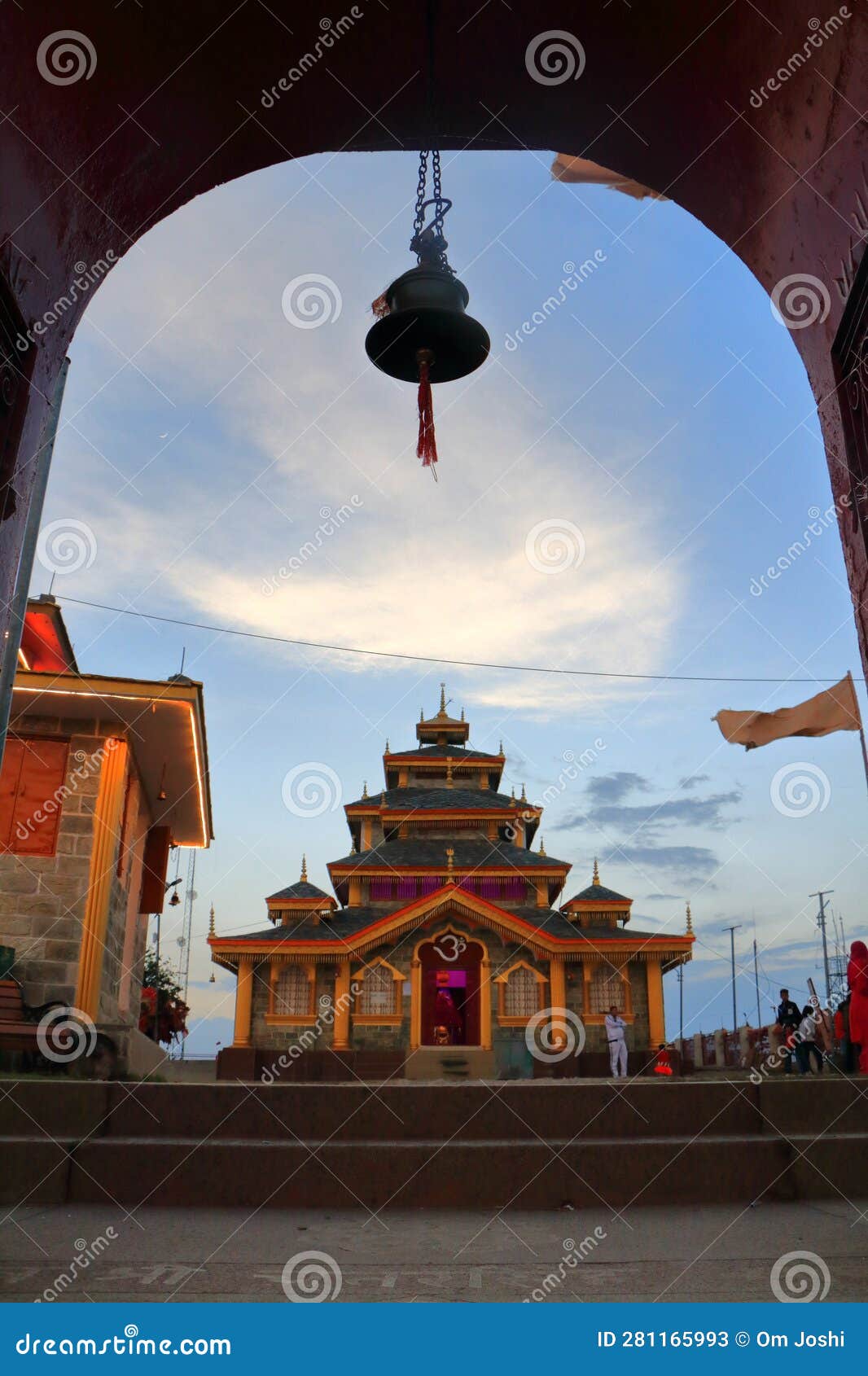 Surkanda Devi, a Hindu Temple Near Kanatal, Uttarakhand, India Stock ...