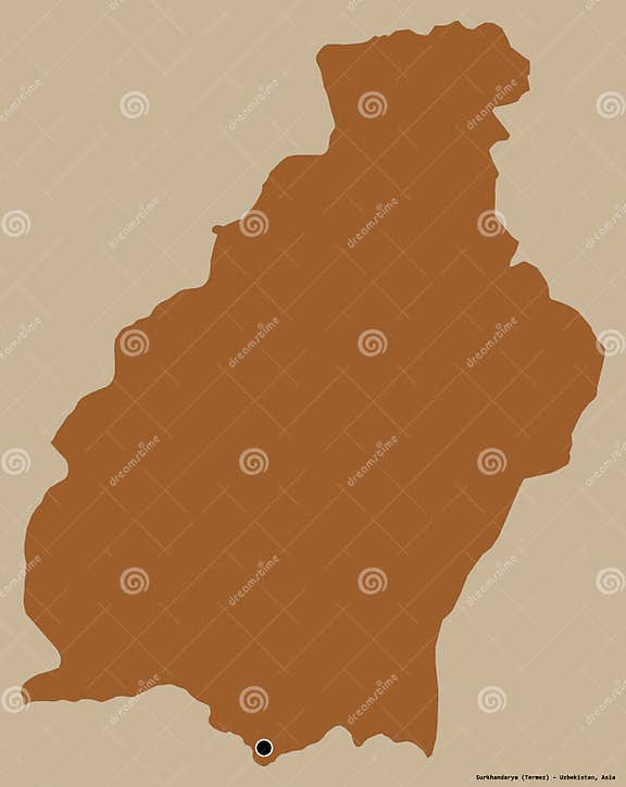 Surkhandarya, Region of Uzbekistan, on Solid. Pattern Stock ...