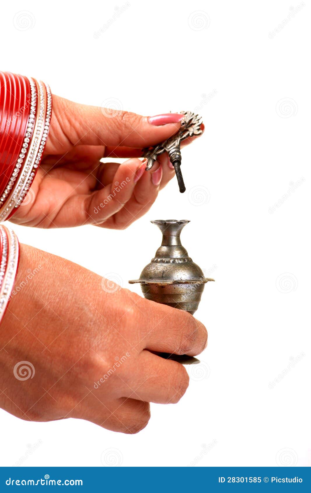 Surma powder stock image. Image of bottle, hands, indian - 28301585