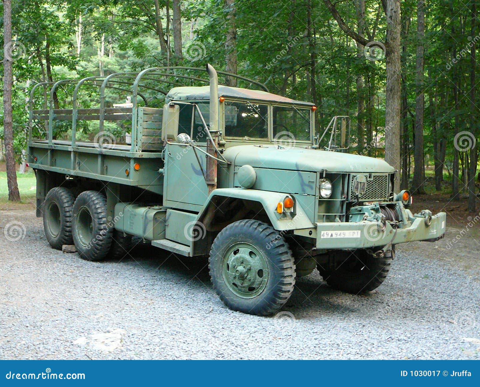 Surplus Army Truck -1 stock image. Image of green, marines - 1030017