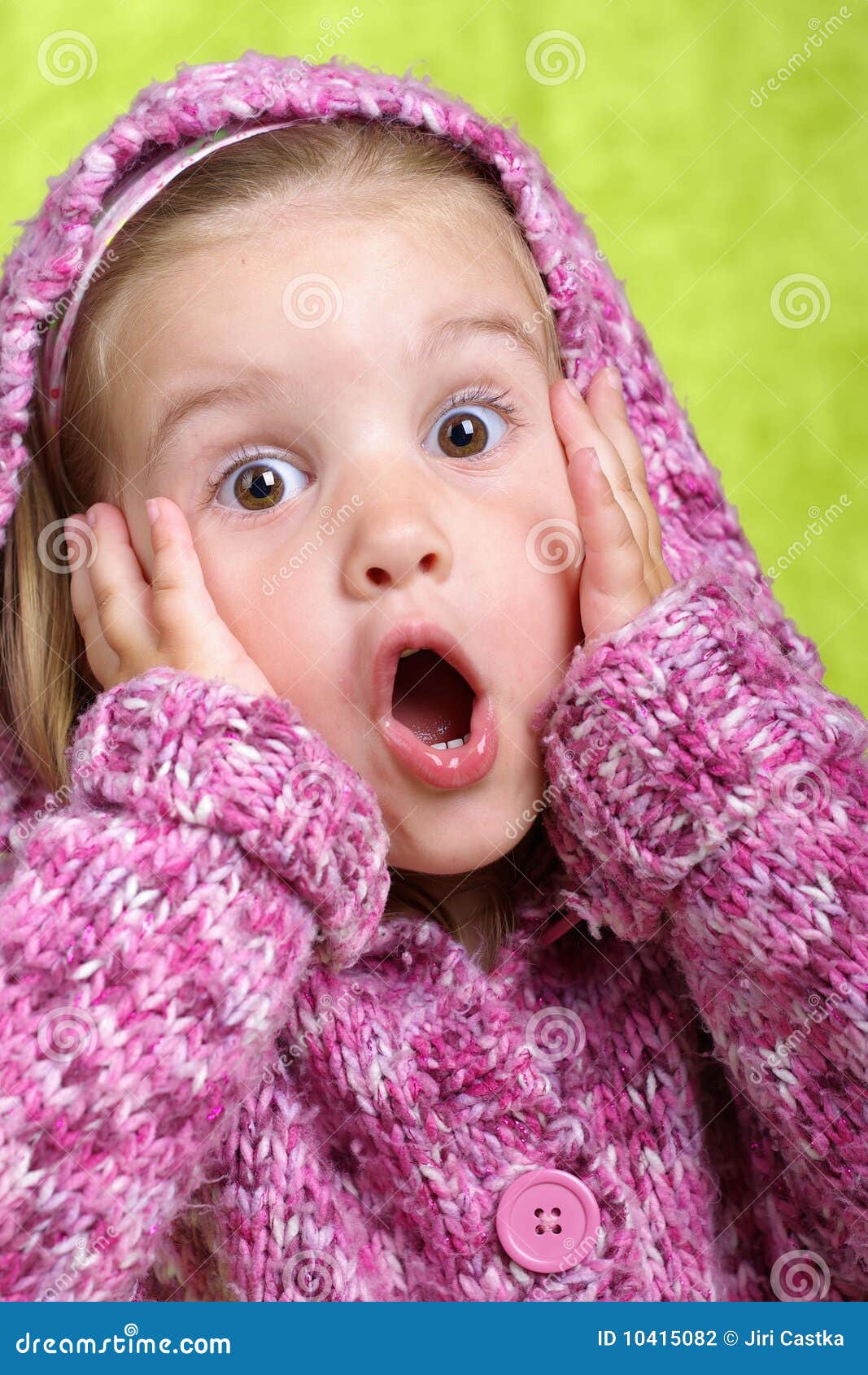 Surprise stock photo. Image of emotion, happiness, hair - 10415082