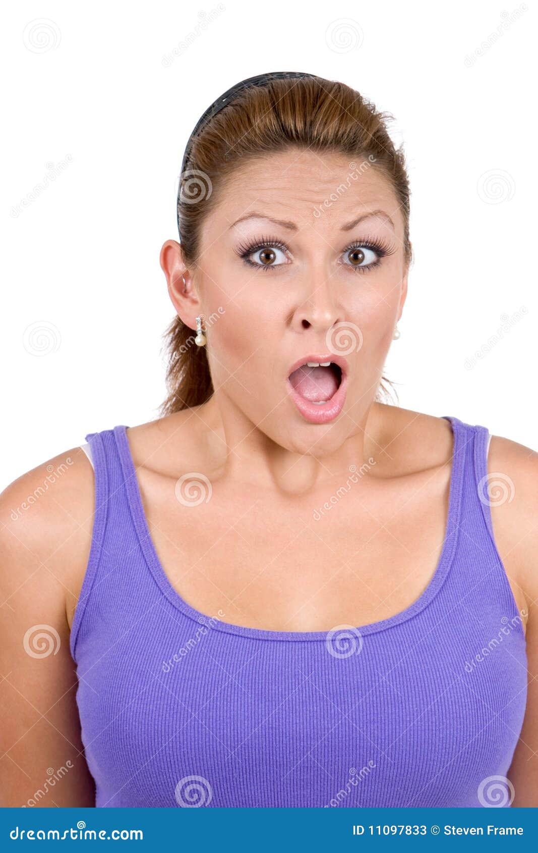 Surprise stock image. Image of woman, wonder, surprised - 11097833