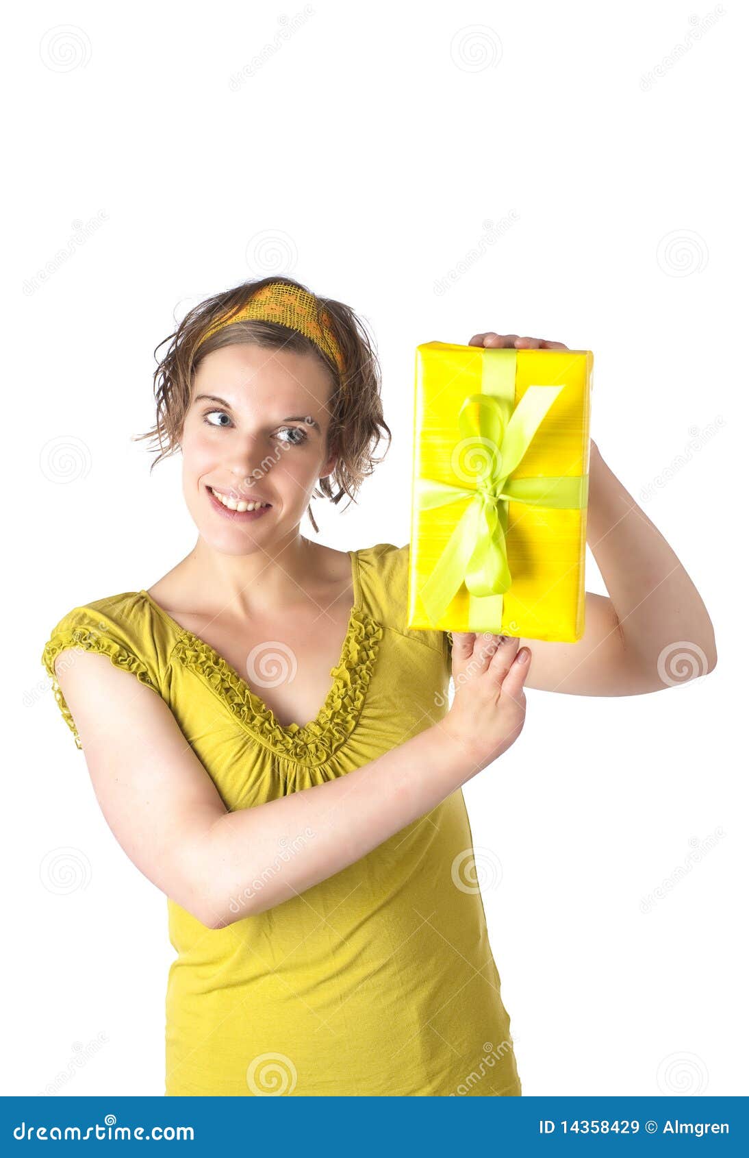 Surprise! stock image. Image of happiness, gift, happy - 14358429