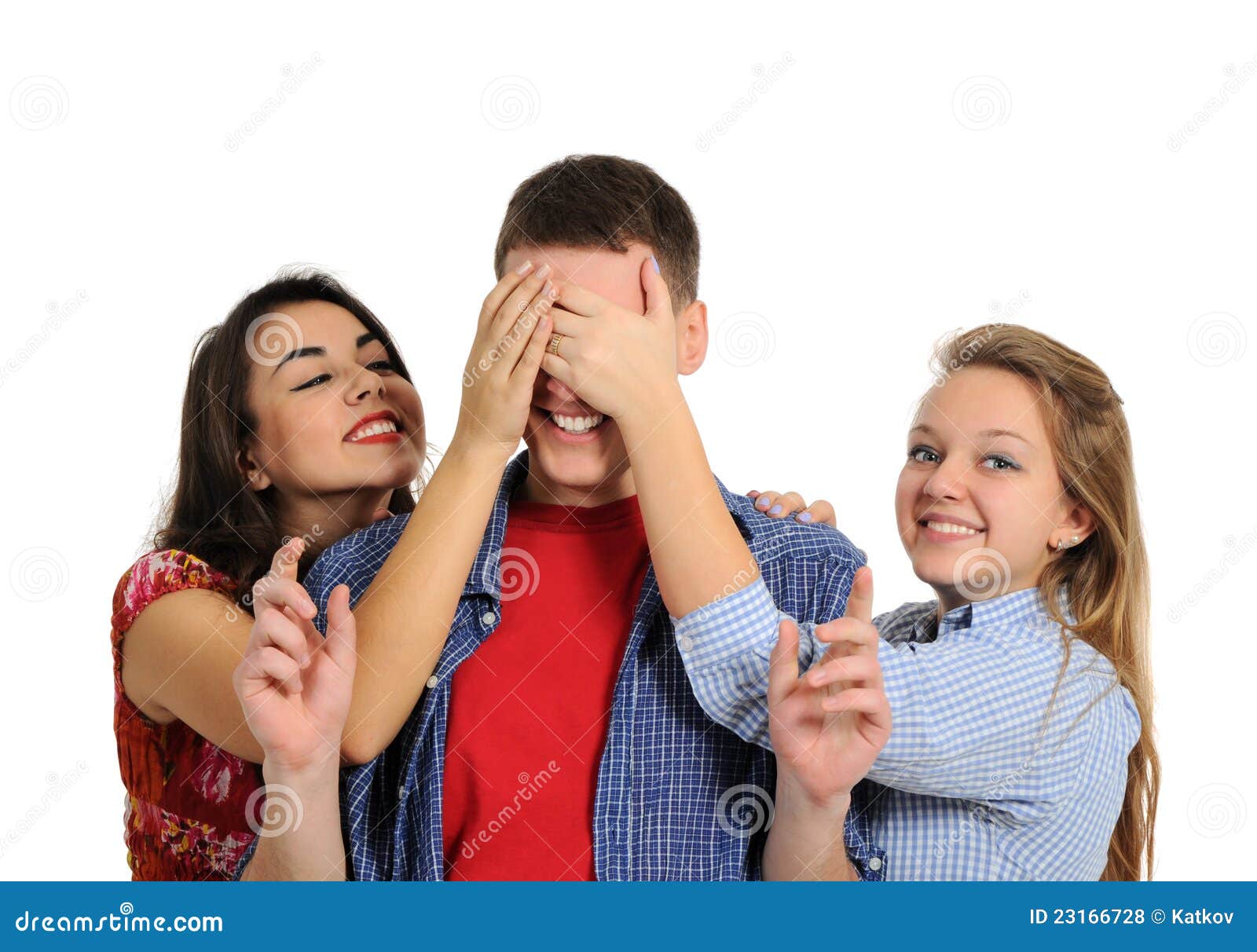 Surprise! stock photo. Image of group, lifestyle, attractive - 23166728