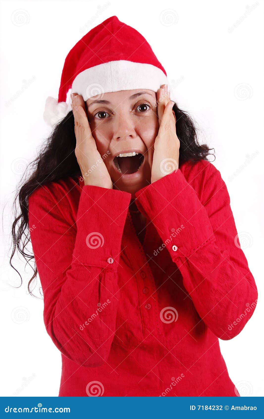 Surprise stock photo. Image of portrait, present, female - 7184232