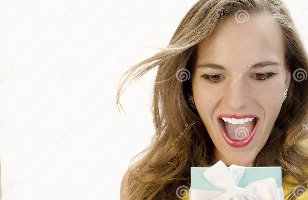 Surprise! stock image. Image of ecstatic, blonde, astonishment - 7838421