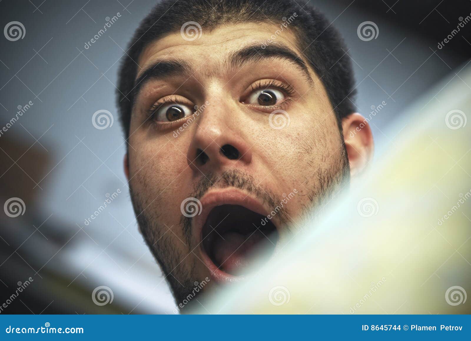 Surprise stock photo. Image of adult, shock, horror, portrait - 8645744