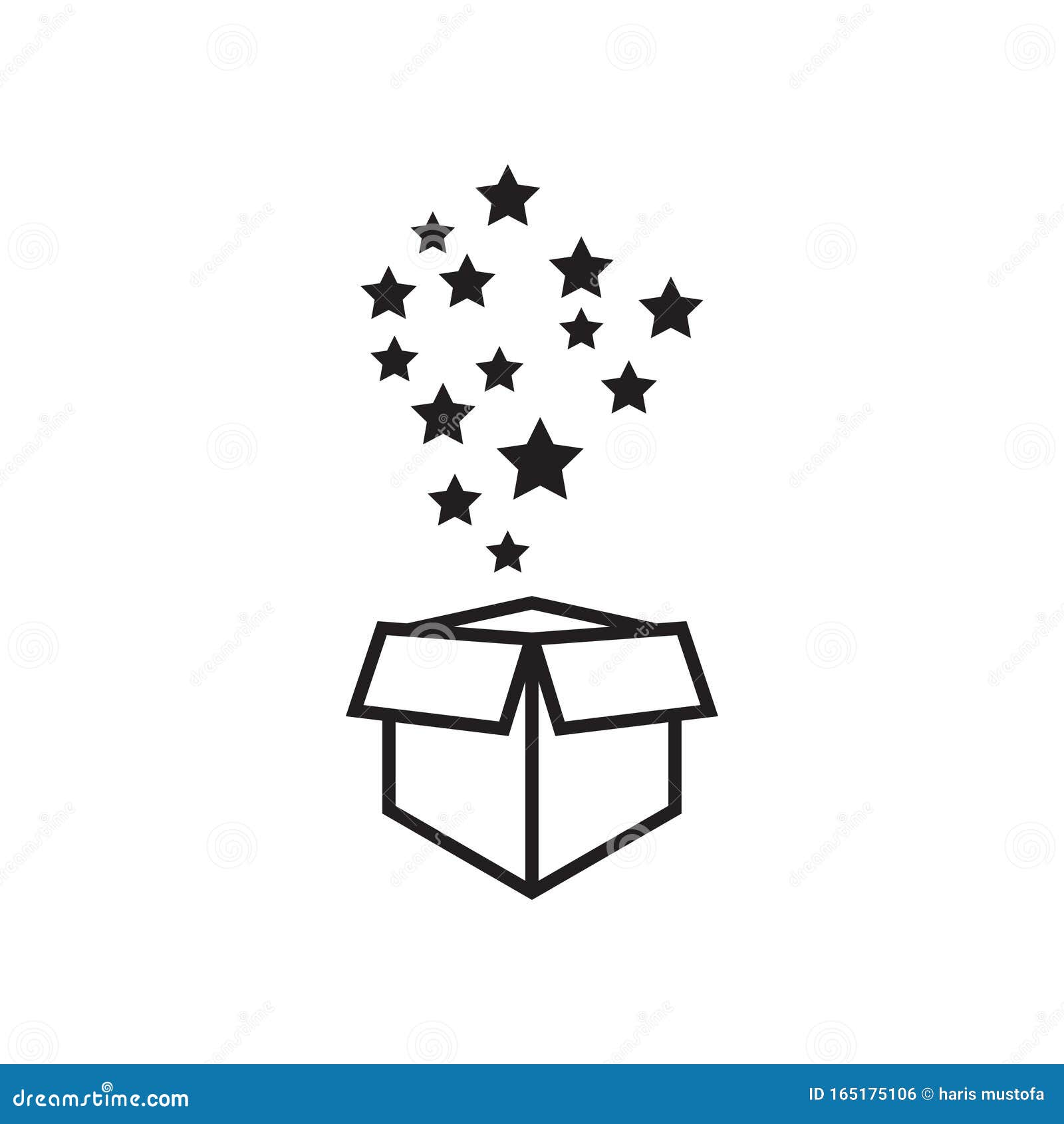 Surprise Box Icon Design Template Vector Isolated Illustration Stock ...