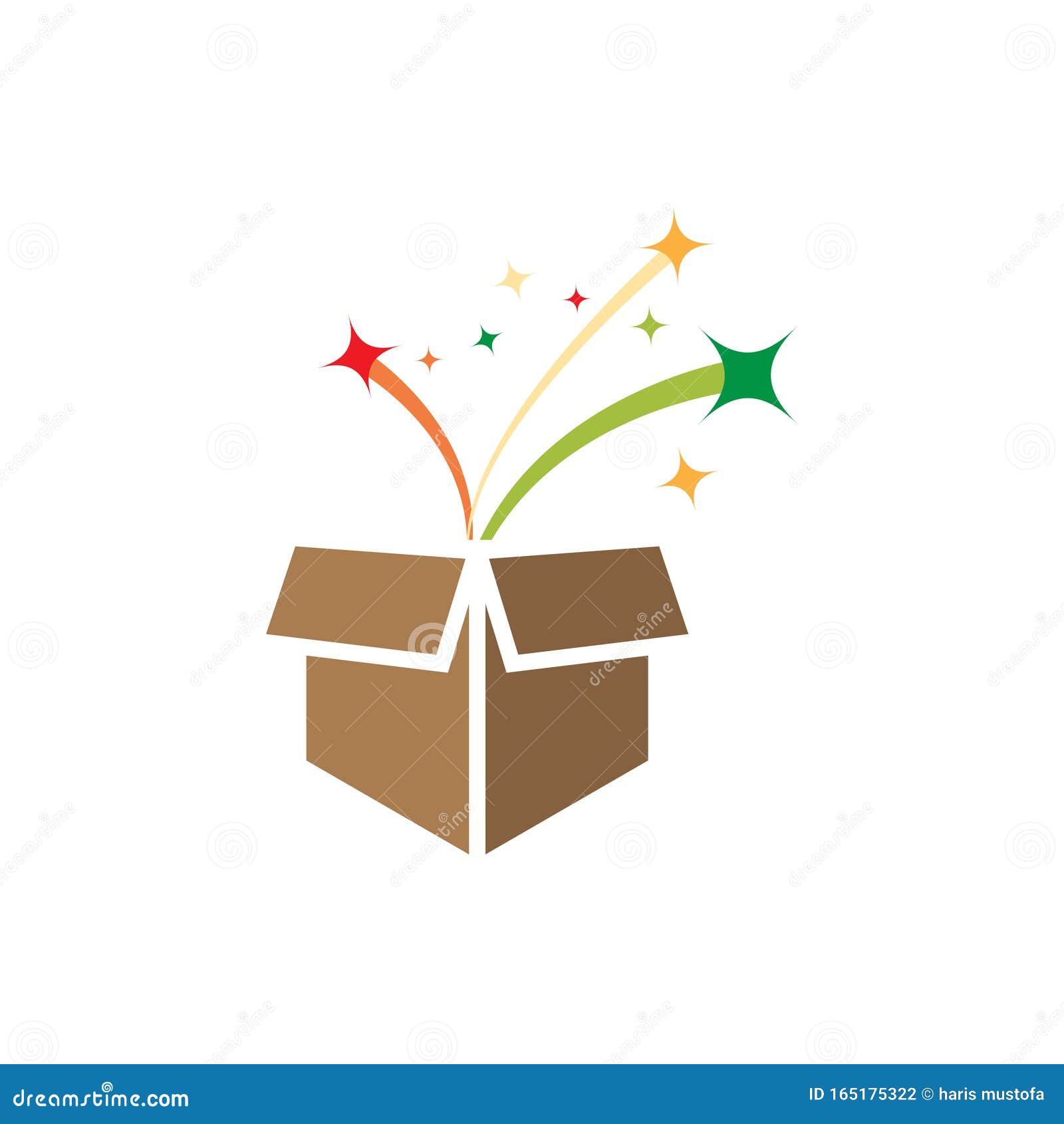 Surprise Box Icon Design Template Vector Isolated Illustration Stock ...