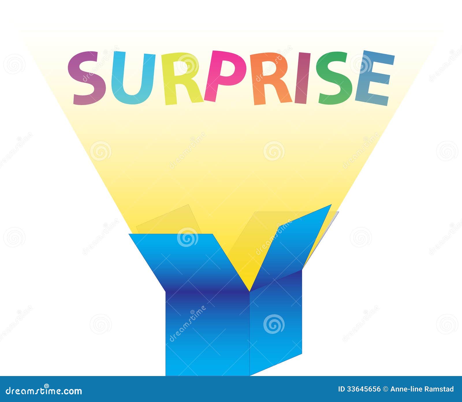 The surprise box stock vector. Illustration of colors - 33645656