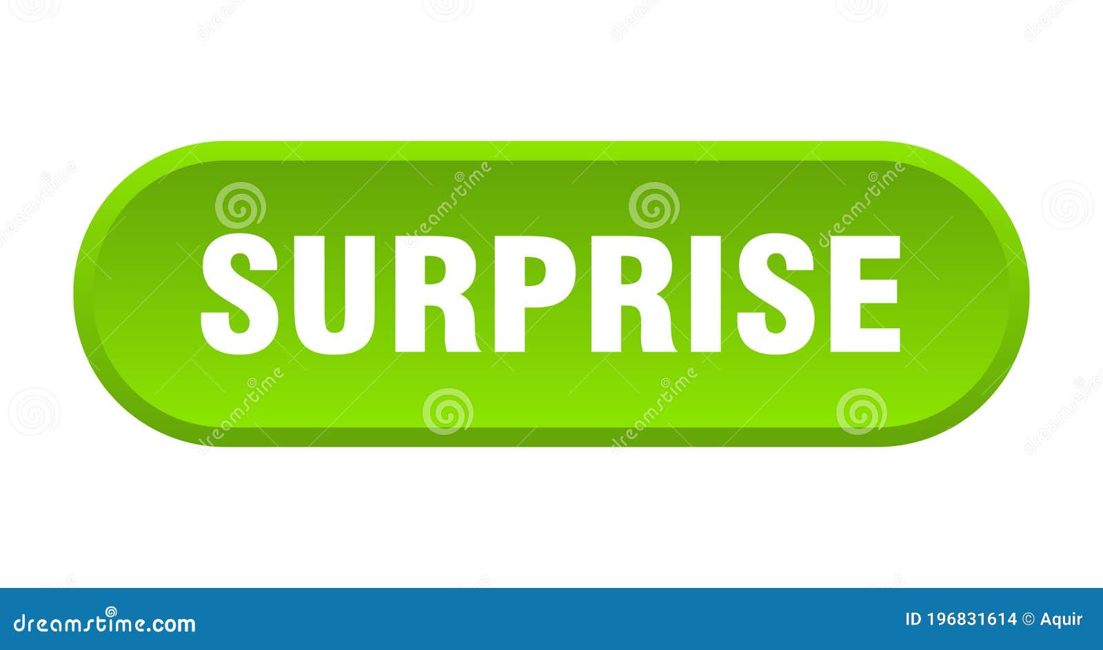 Surprise Button. Rounded Sign on White Background Stock Vector ...