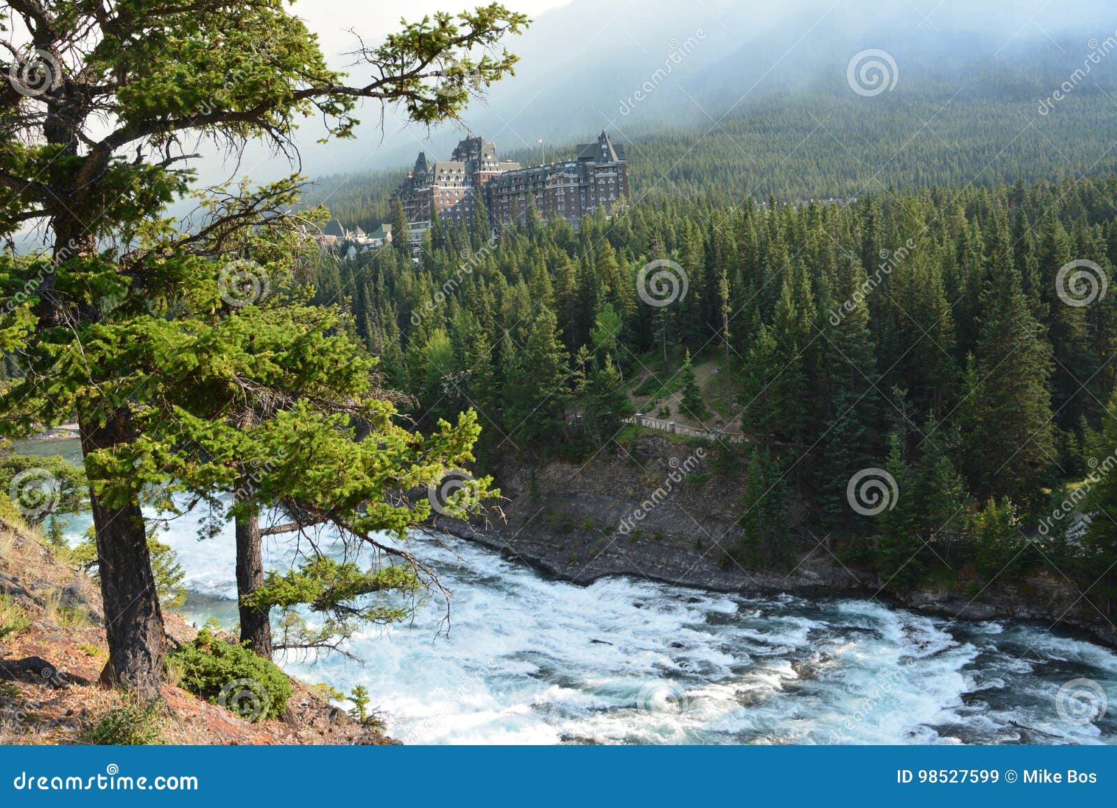 Surprise Corner Banff Canada Stock Image - Image of beautiful, uitzicht ...