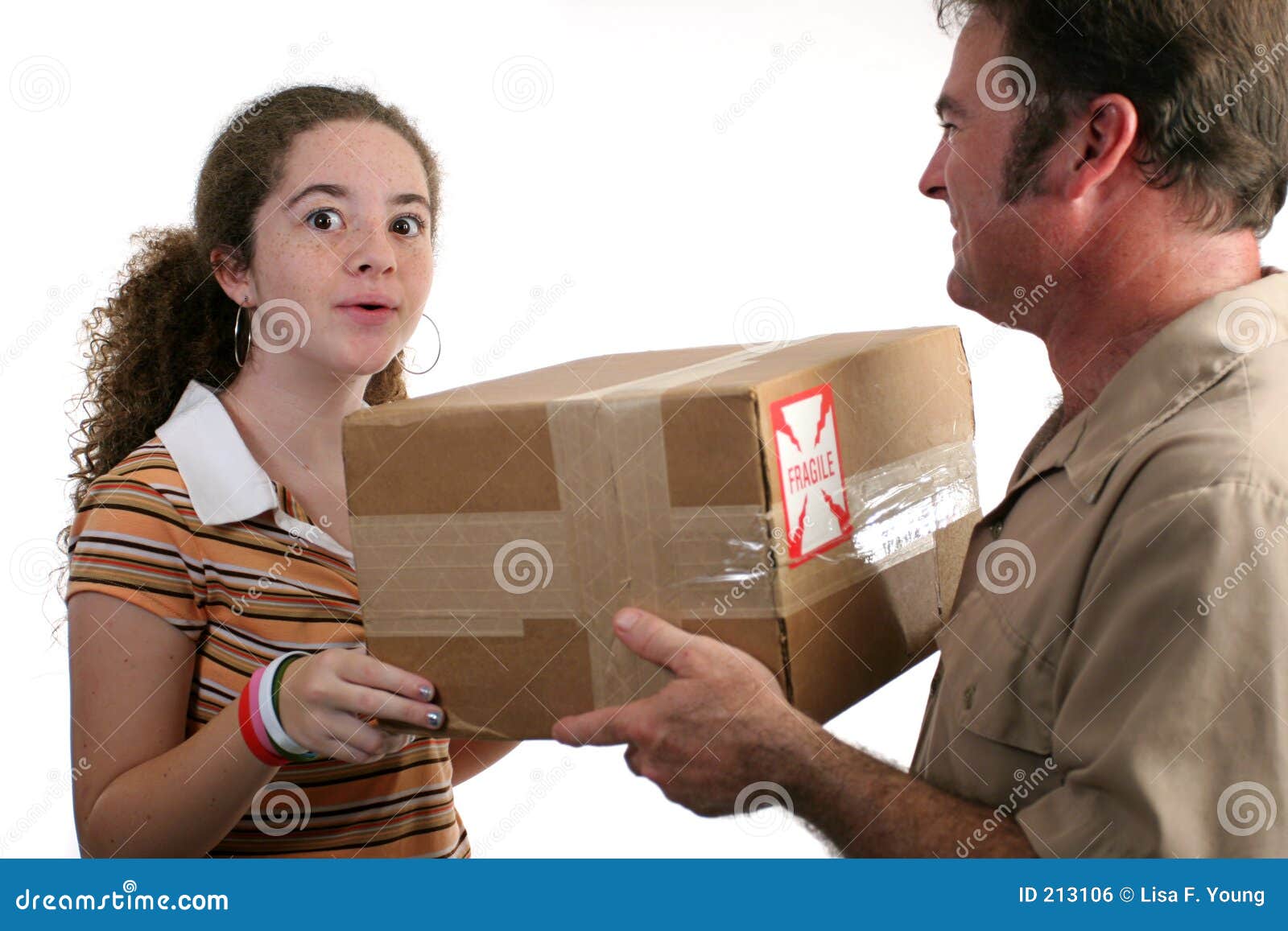 Surprise Delivery stock photo. Image of parcels, delivery - 213106