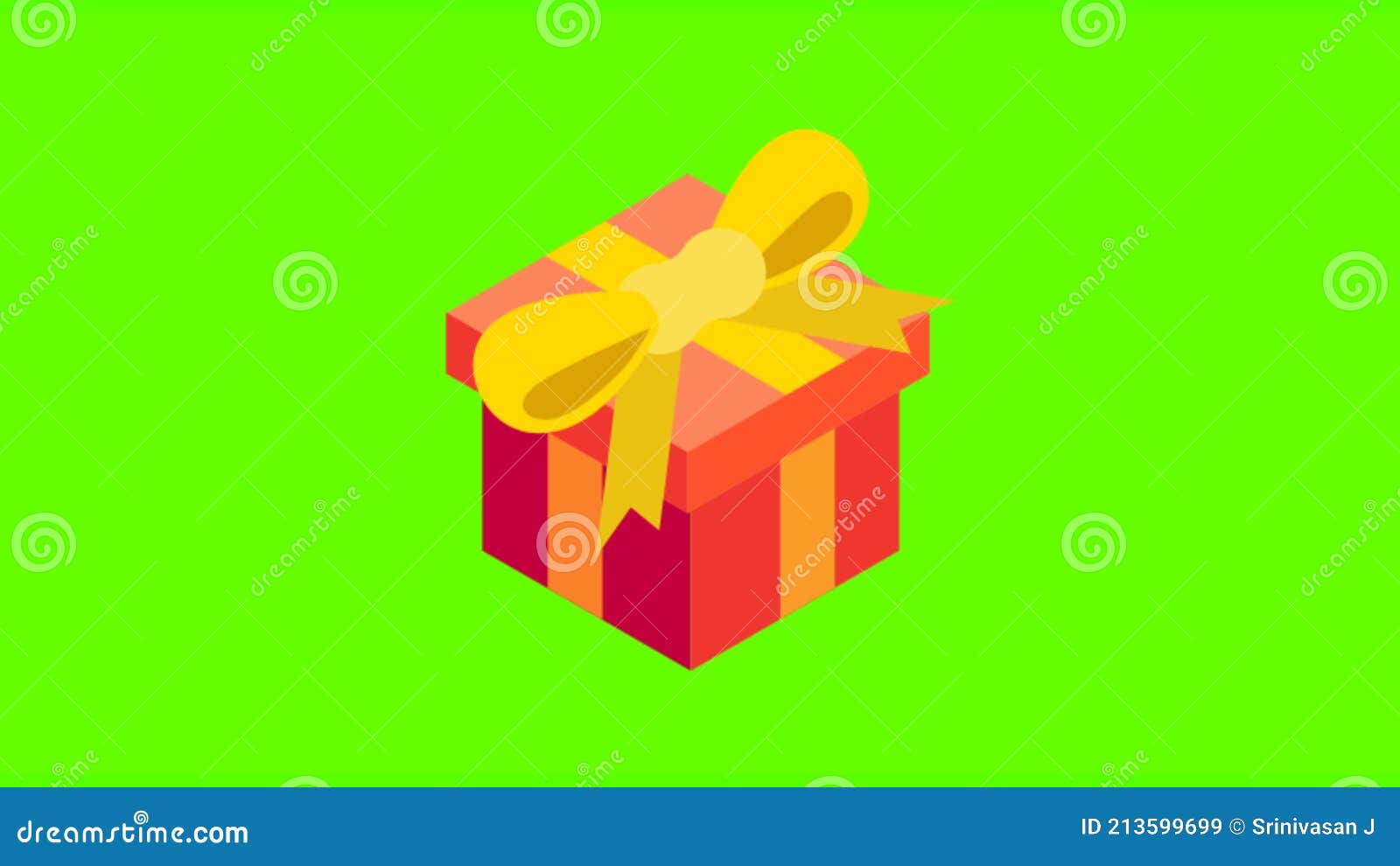 Surprise Gift Box Opening Animation on Green Screen Background 4K Stock ...