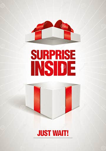 Surprise Inside stock vector. Illustration of christmas - 30663494