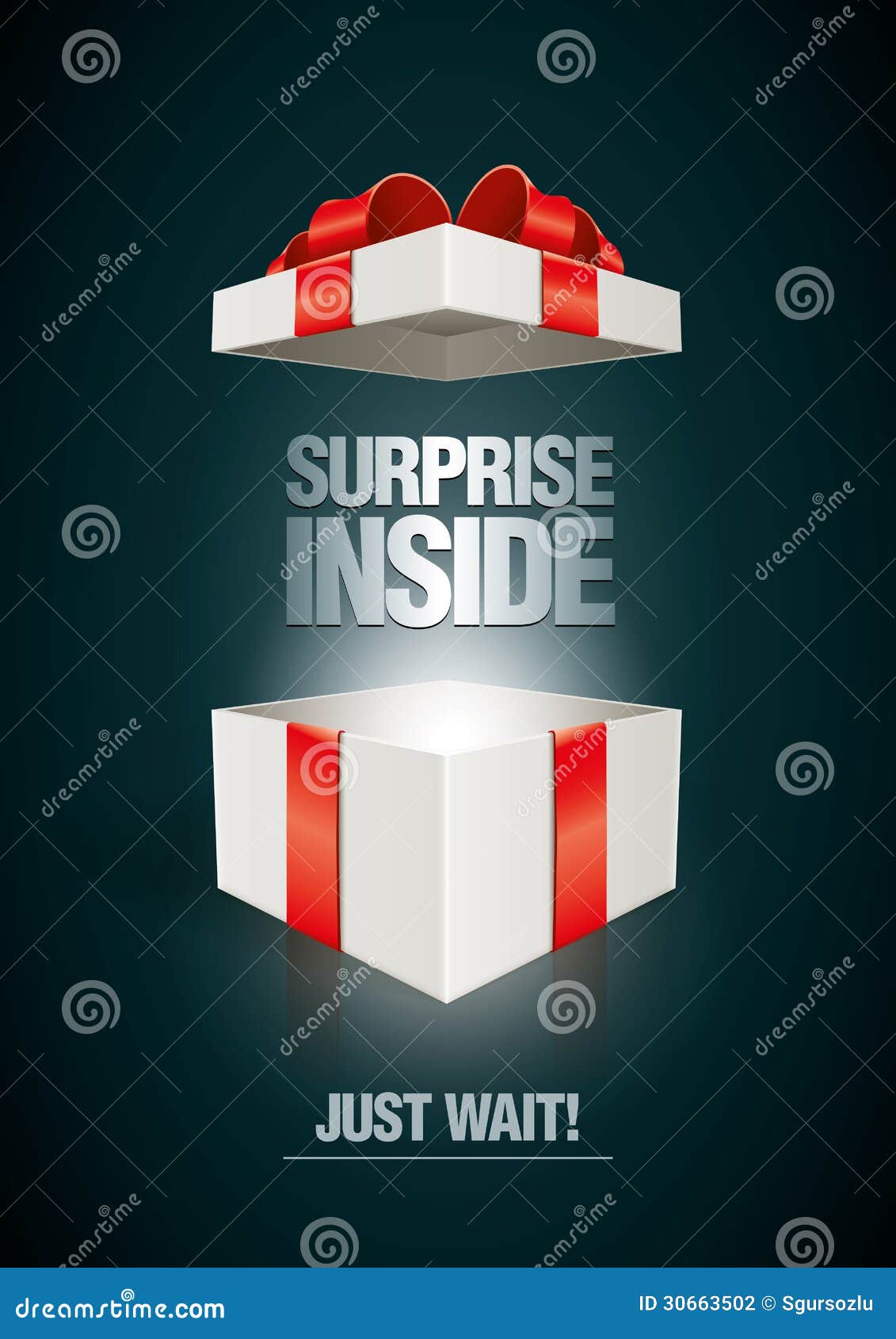 Surprise Inside stock vector. Illustration of background - 30663502