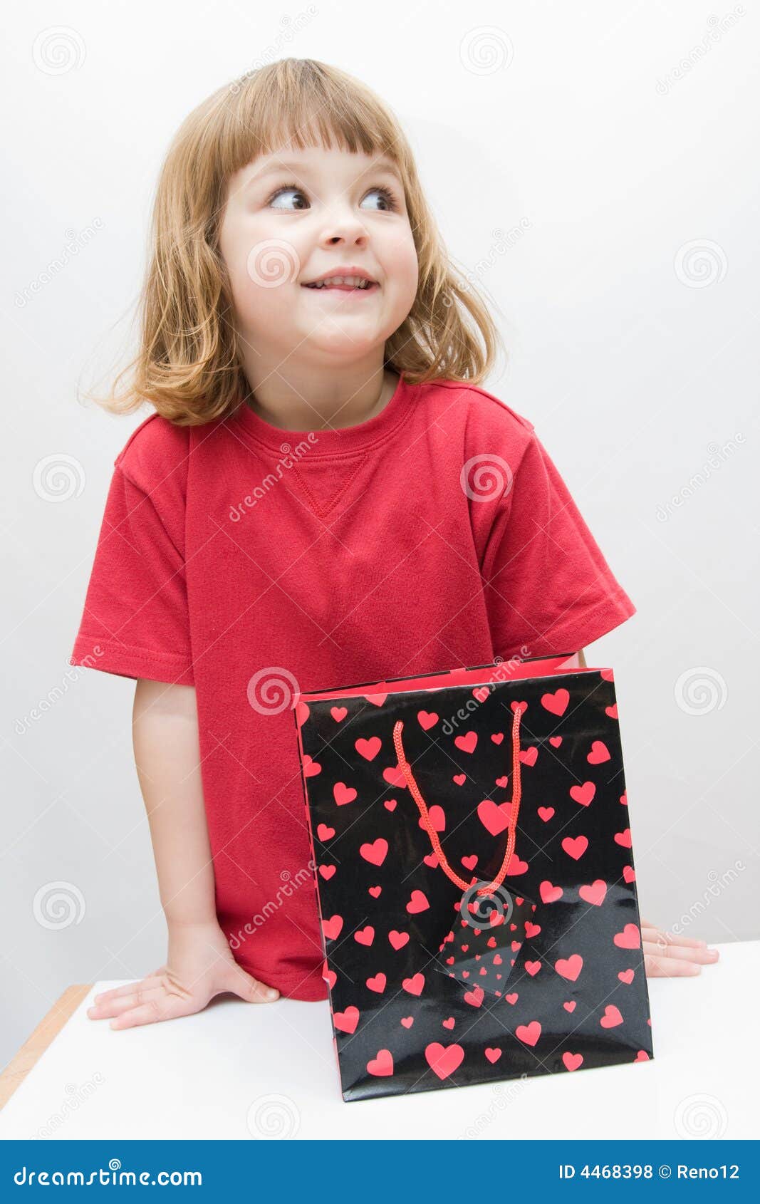 Surprise for kids stock photo. Image of heart, sweet, present - 4468398