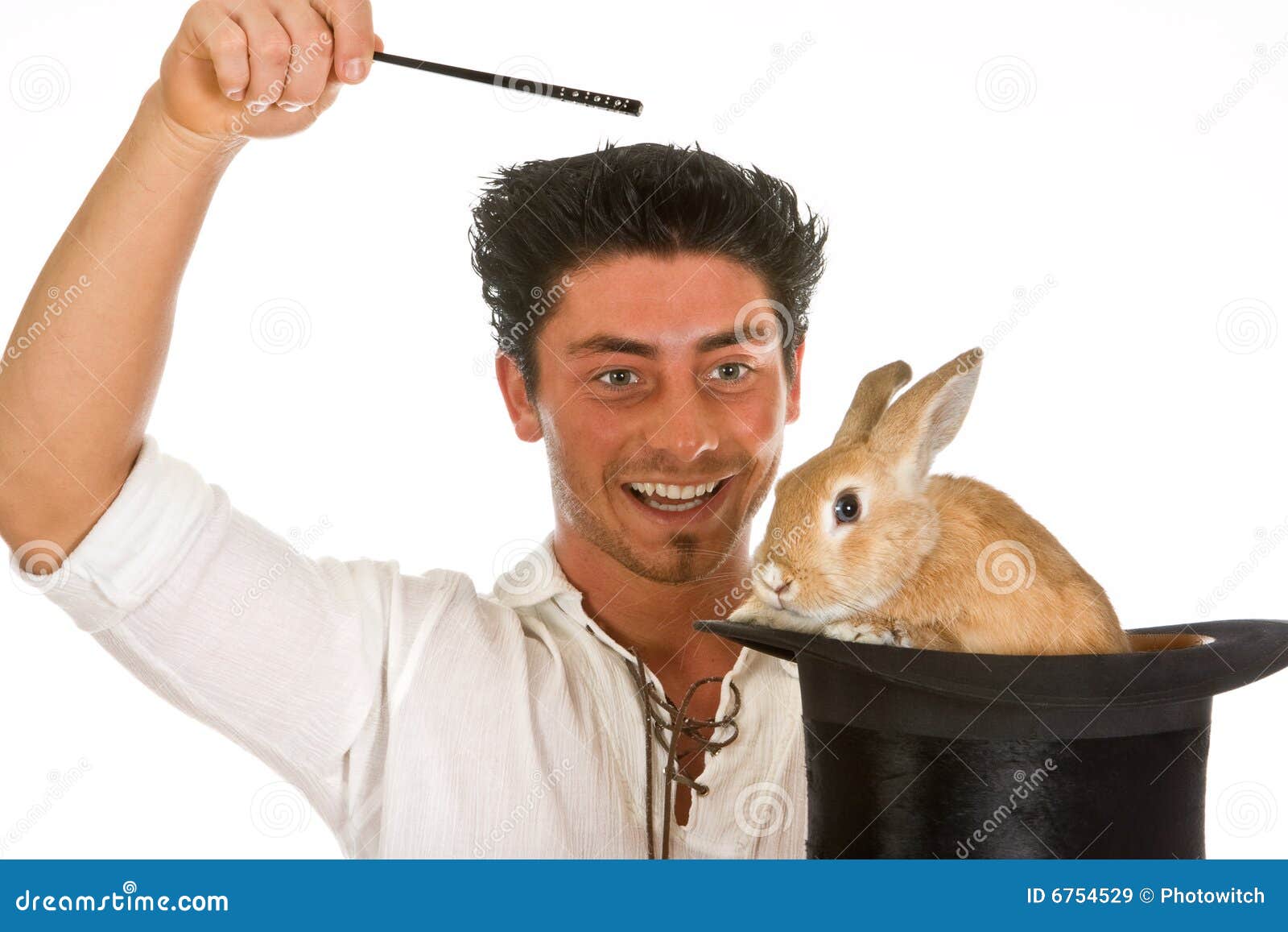 Surprise rabbit stock image. Image of smile, attractive - 6754529