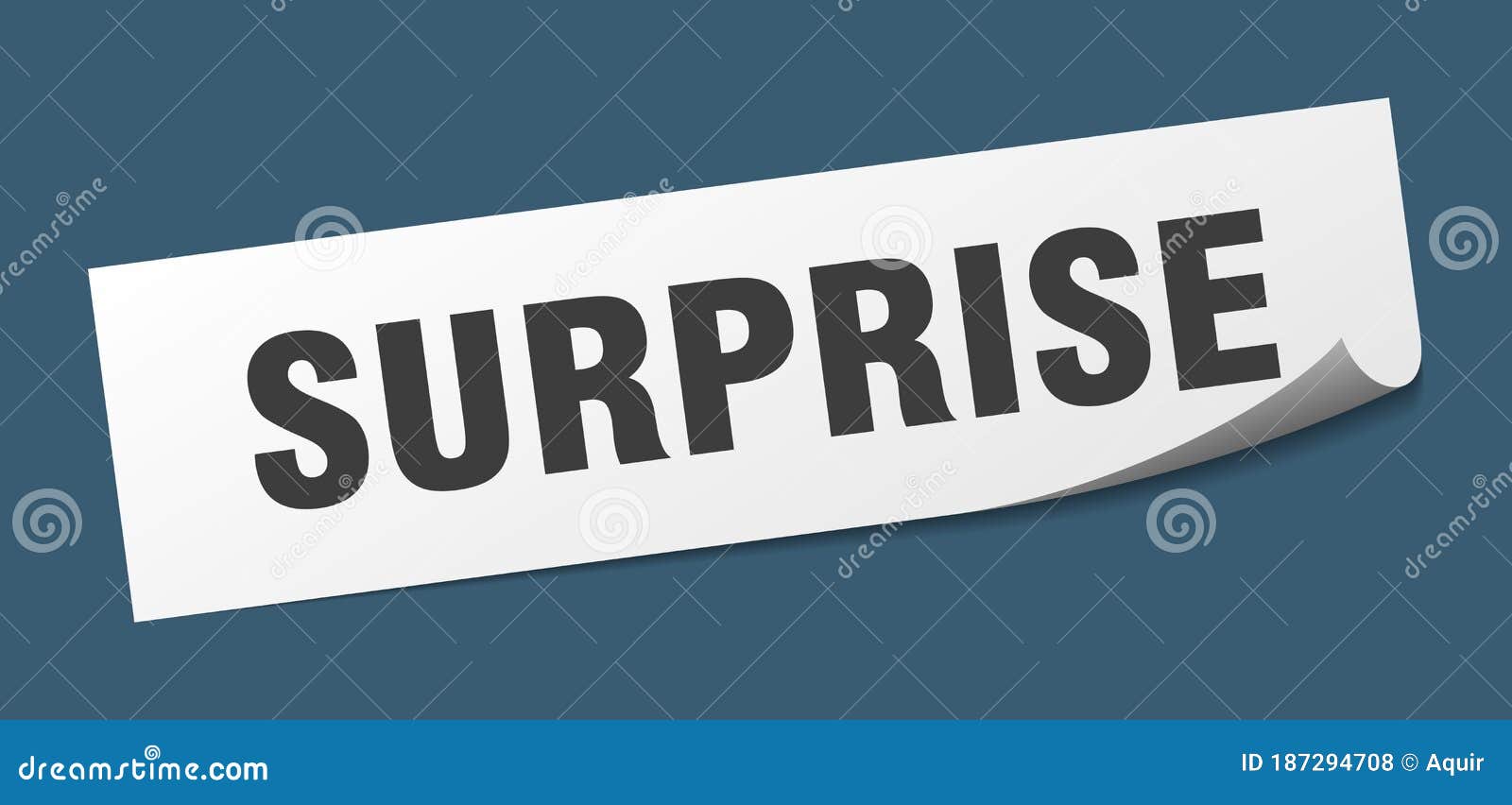 Surprise Sticker. Surprise Square Isolated Sign Stock Vector ...