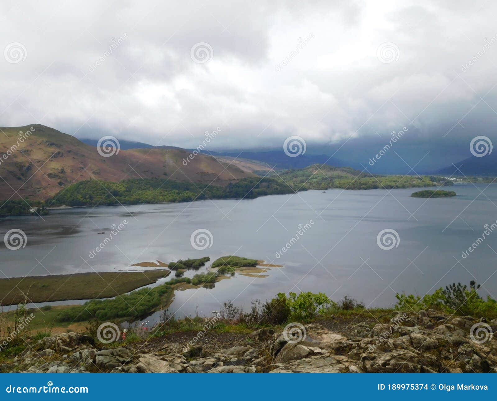 The Surprise View in the Lake District of England Stock Photo - Image ...