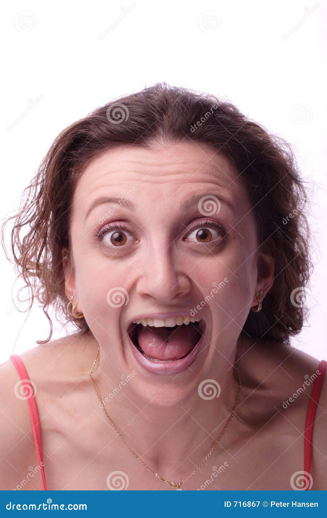 Surprised stock image. Image of brown, lips, isolated, business - 716867