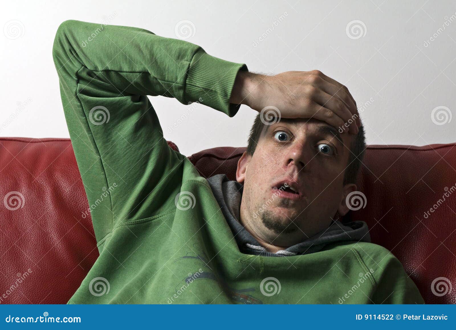 Surprised stock photo. Image of shirt, lifestyle, outdoor - 9114522