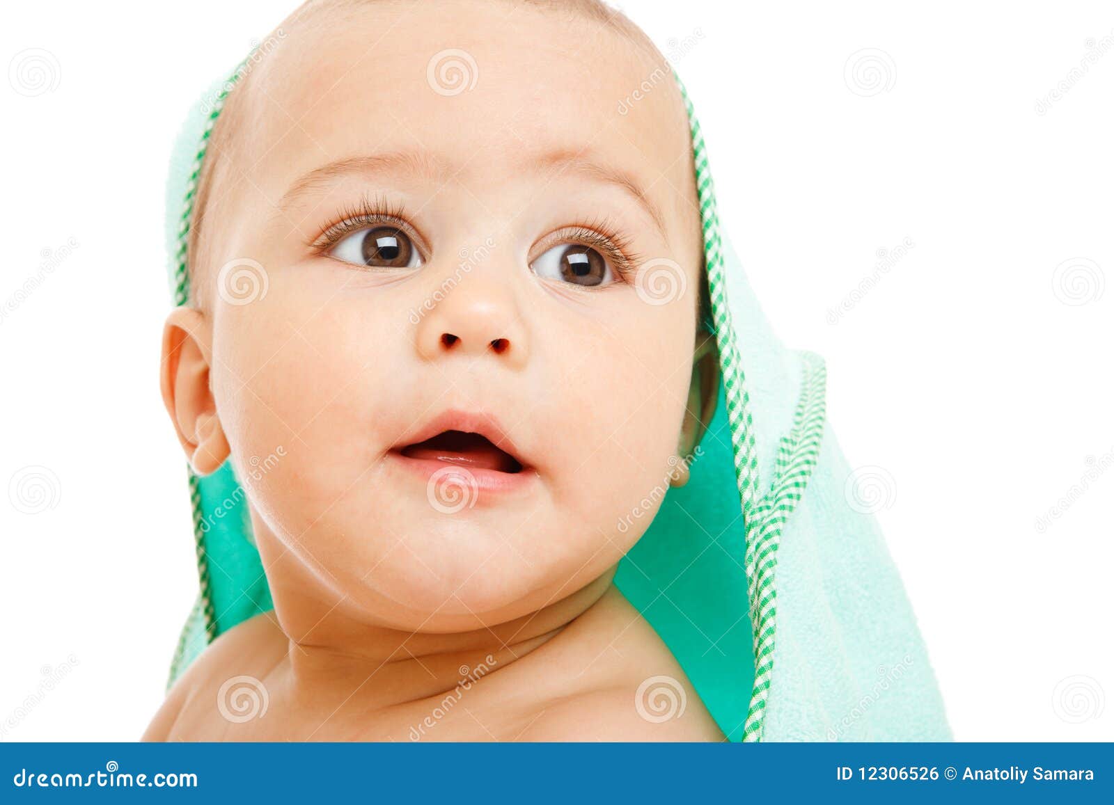 Surprised baby stock photo. Image of curious, infant - 12306526