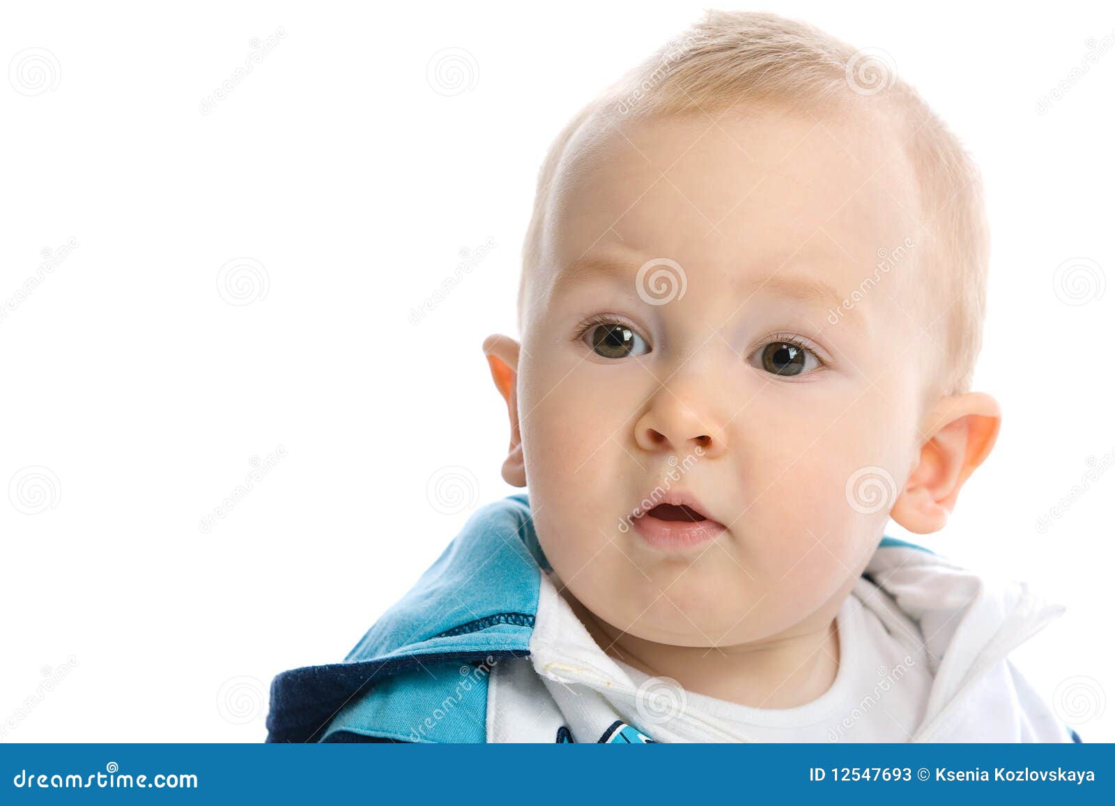 Surprised baby stock image. Image of face, copy, surprise - 12547693