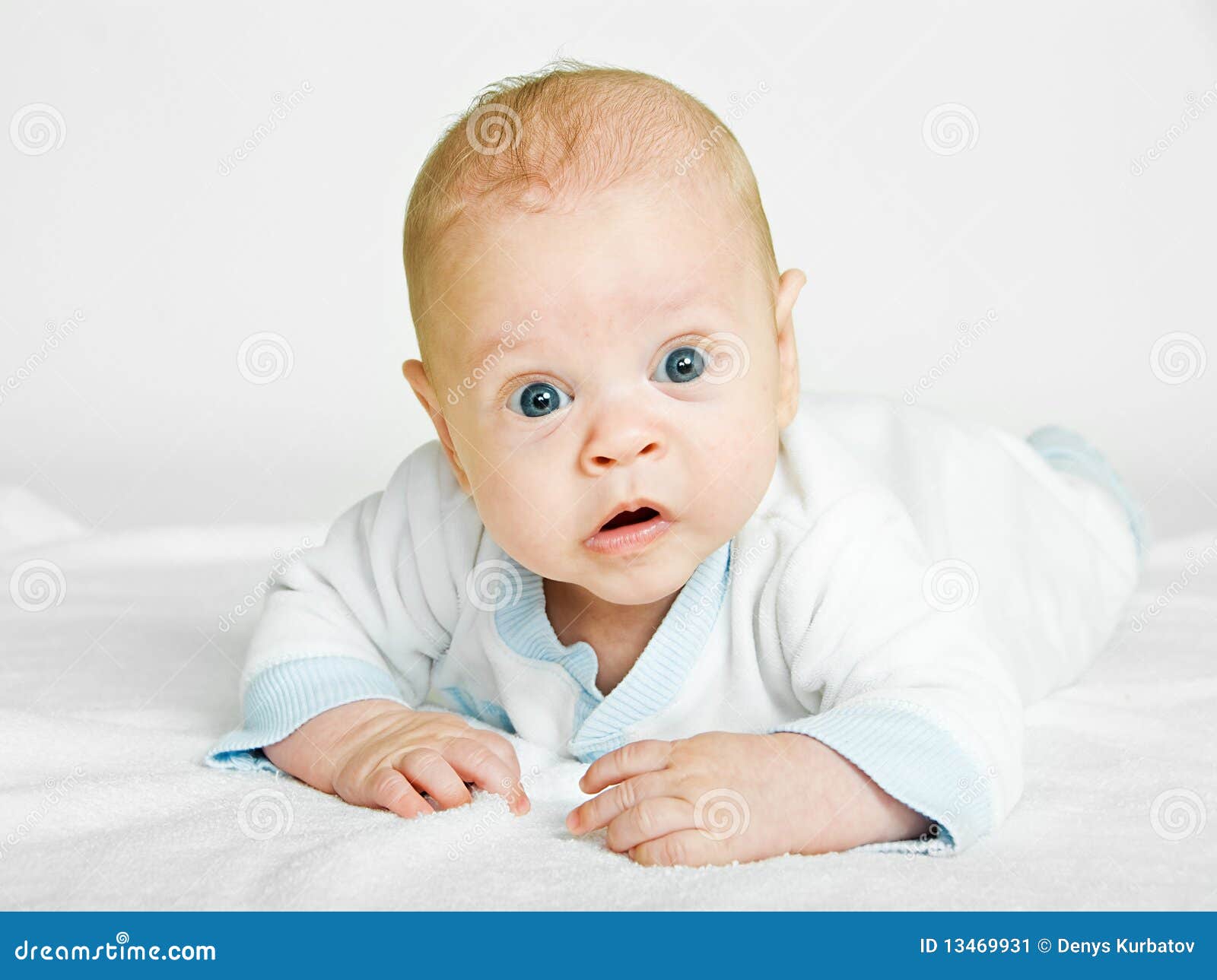 Surprised baby stock image. Image of little, human, playing - 13469931