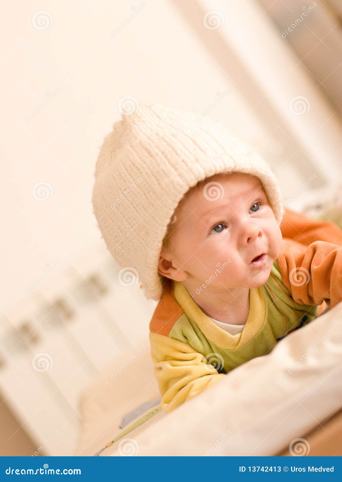 Surprised baby stock image. Image of infant, adorable - 13742413