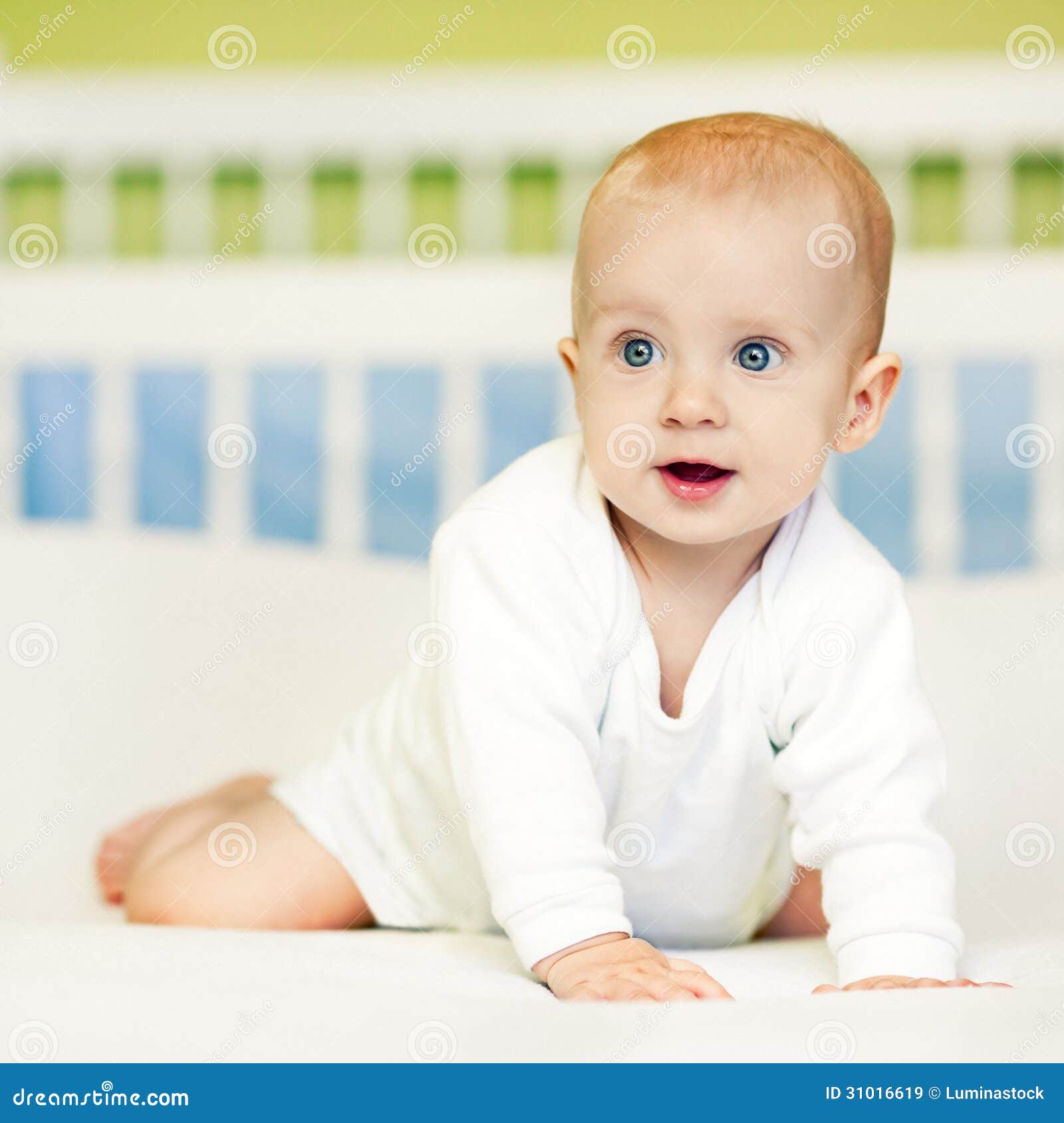 Surprised Baby Boy stock image. Image of front, surprise - 31016619
