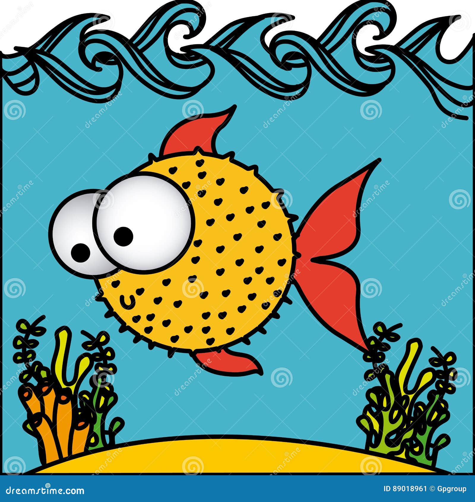 Balloon Fish Vector Illustration Transparent Background | CartoonDealer ...