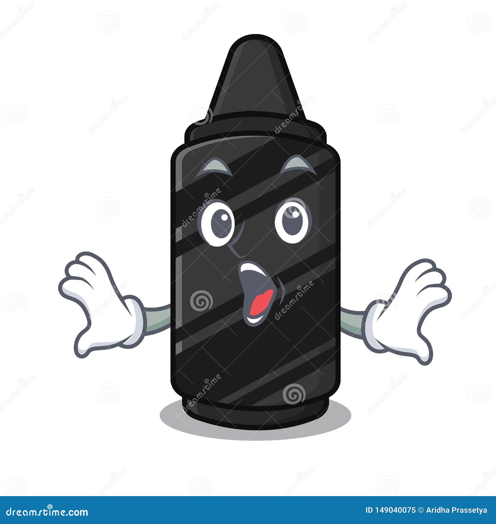 Surprised Black Woman With Open Mouth Cartoon Vector Cartoondealer