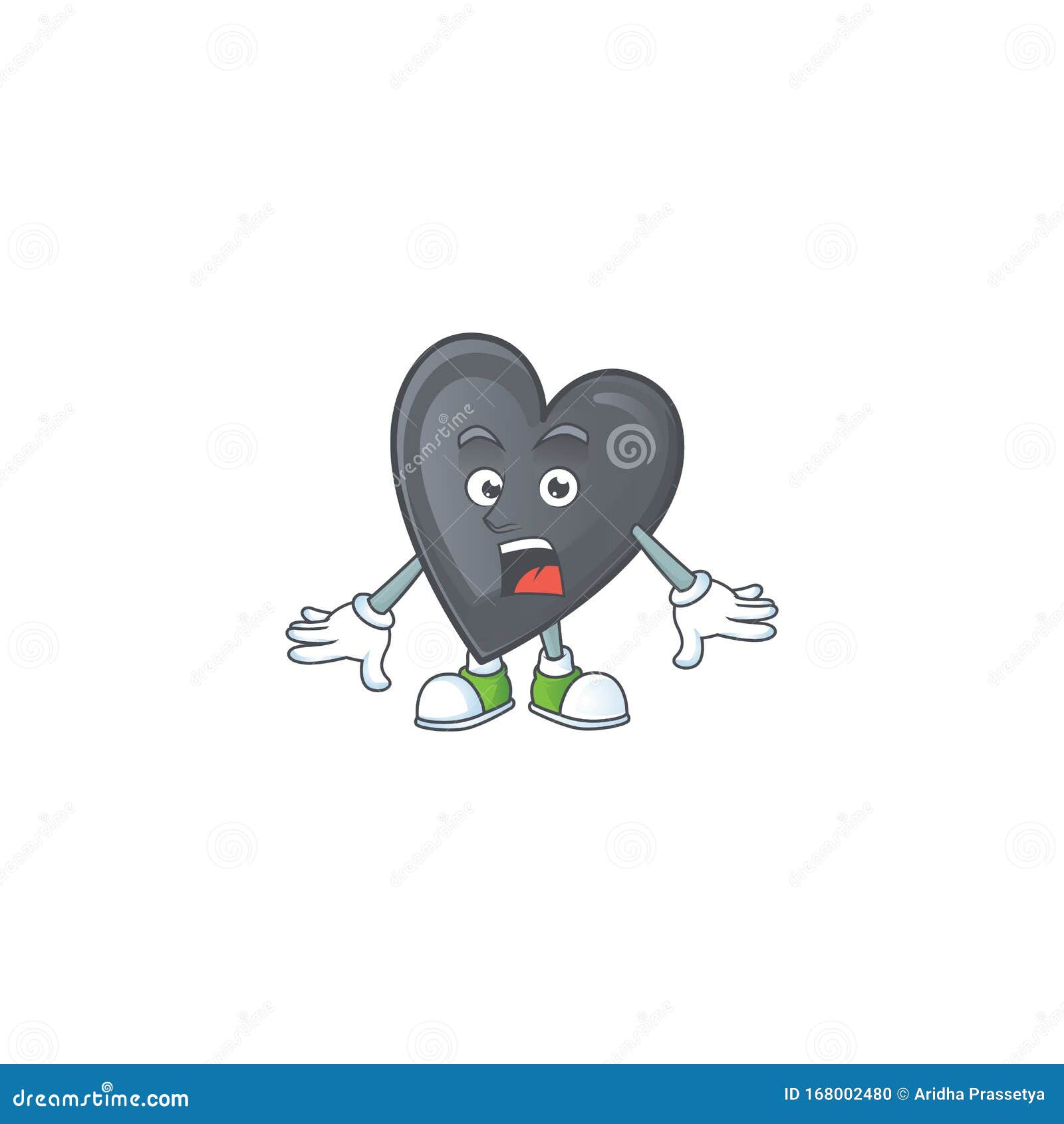 Surprised Black Woman With Open Mouth Cartoon Vector Cartoondealer