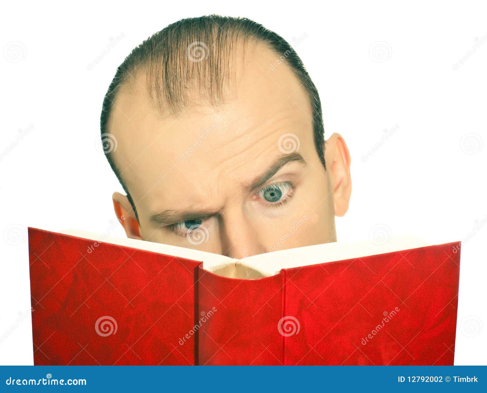 Surprised by the book stock photo. Image of reading, person - 12792002