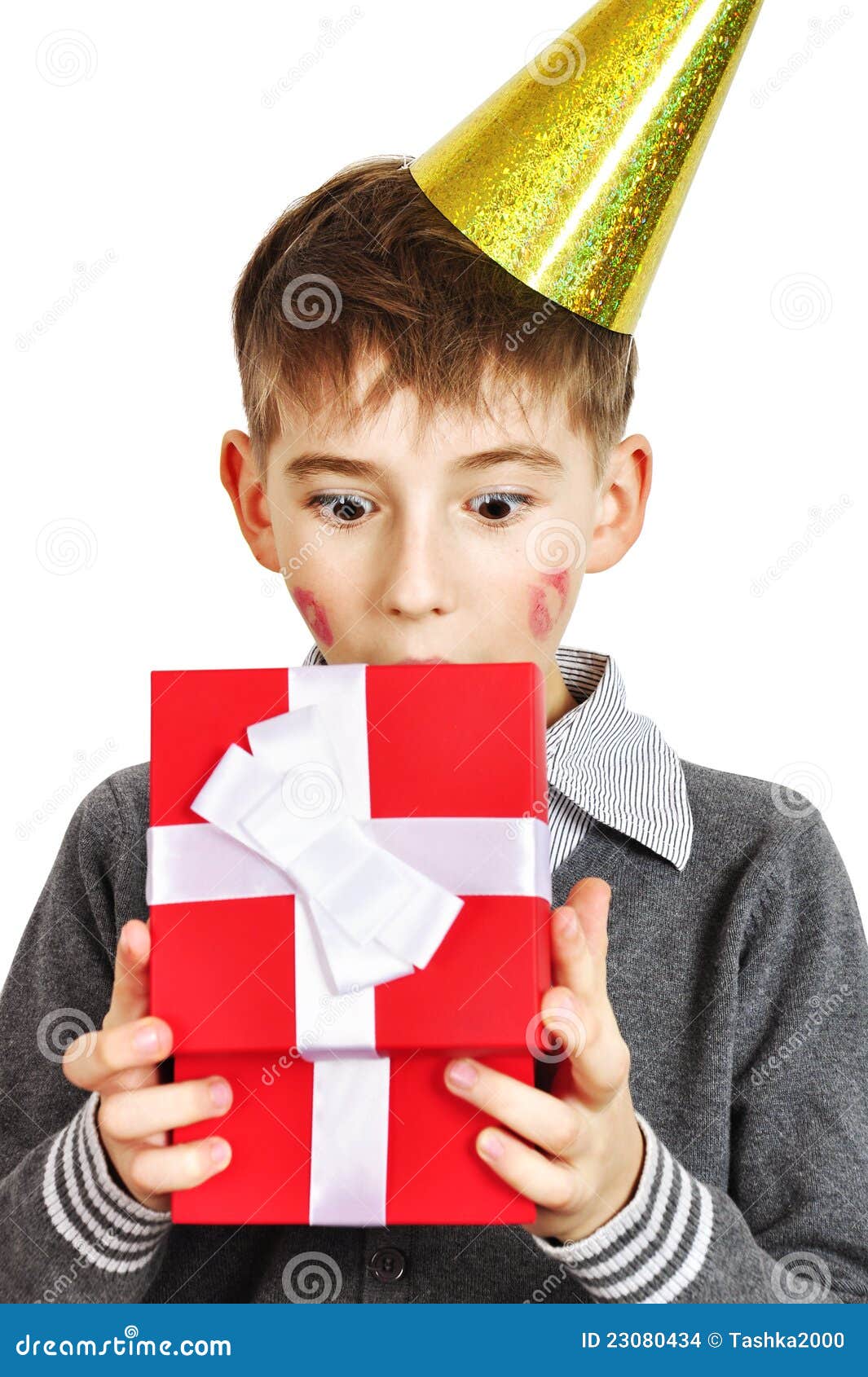 Surprised boy stock photo. Image of celebration, birthday - 23080434