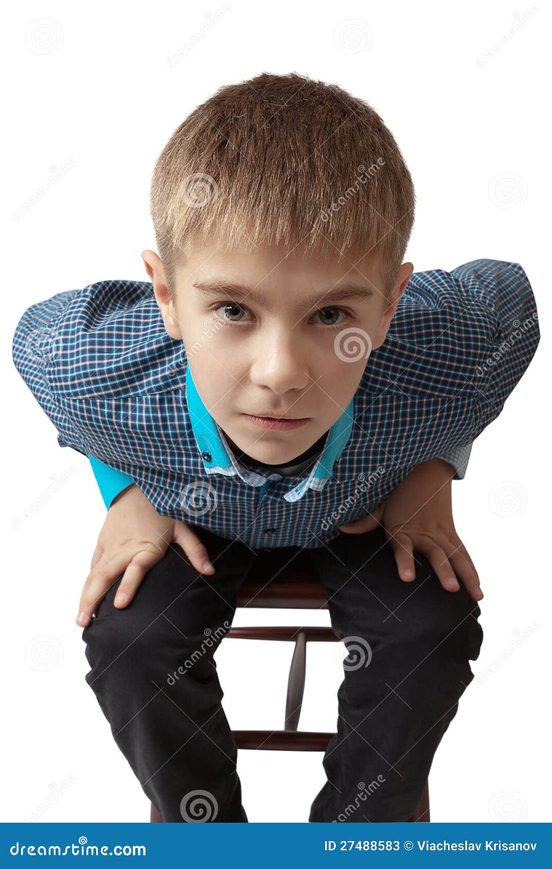 Surprised boy stock image. Image of posing, portrait - 27488583