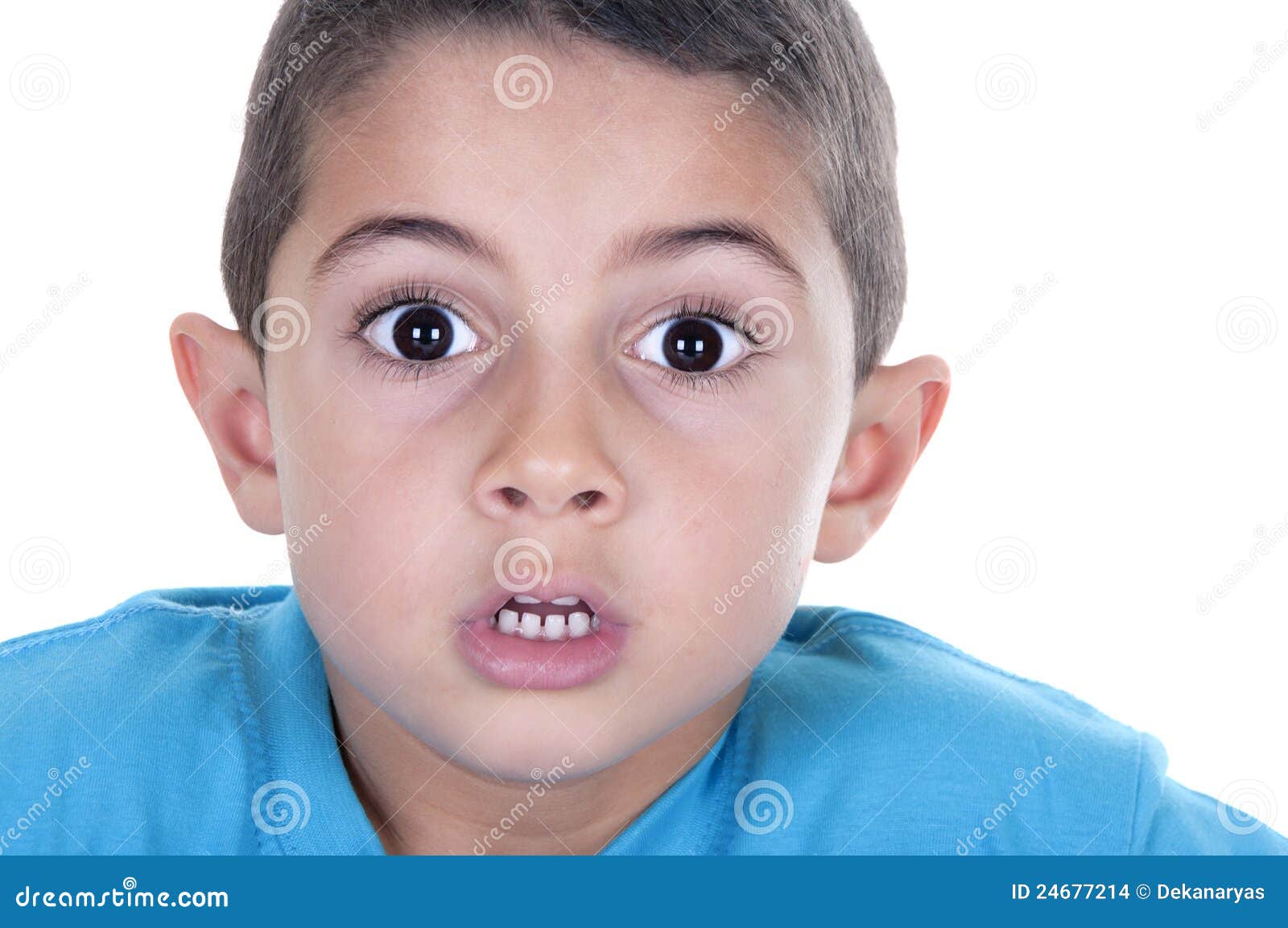 Surprised Little Boy