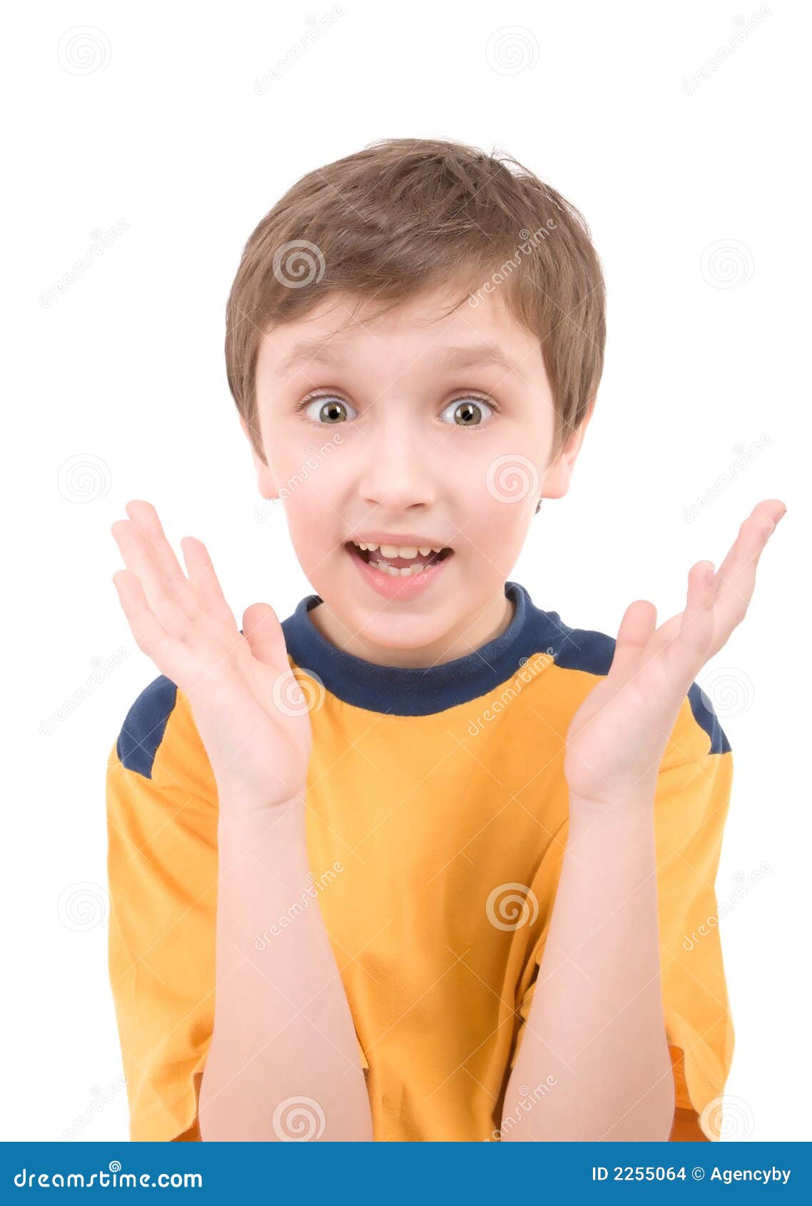 Surprised boy portrait stock photo. Image of children - 2255064