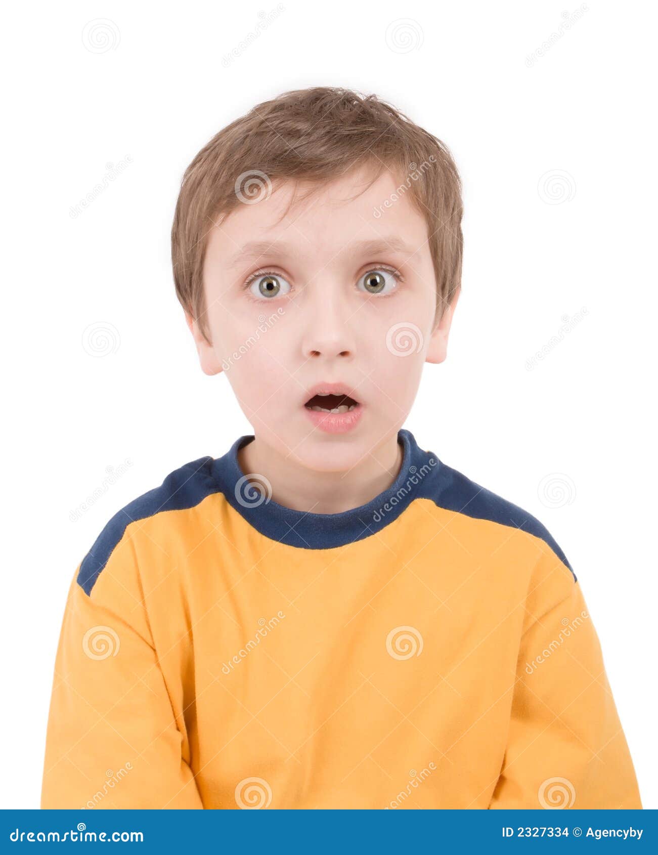 Surprised boy portrait stock photo. Image of color, cute - 2327334
