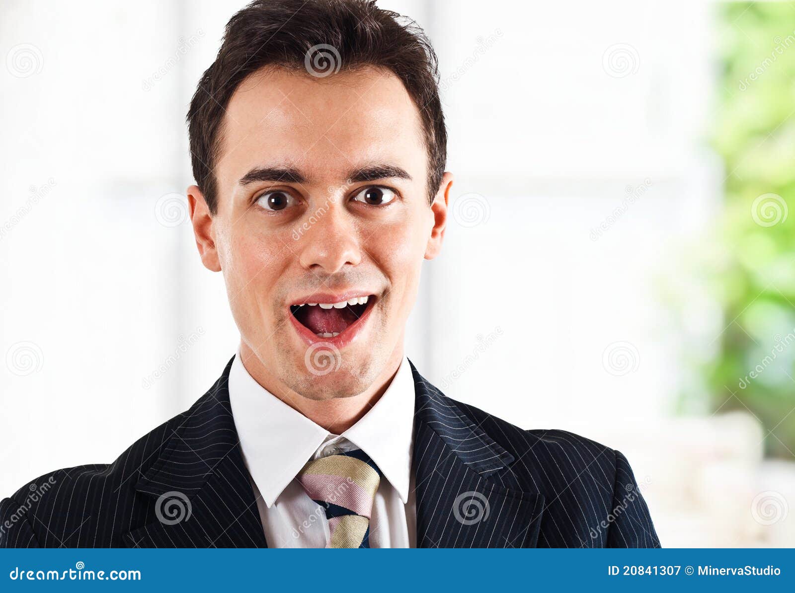 Surprised businessman stock image. Image of surprise - 20841307