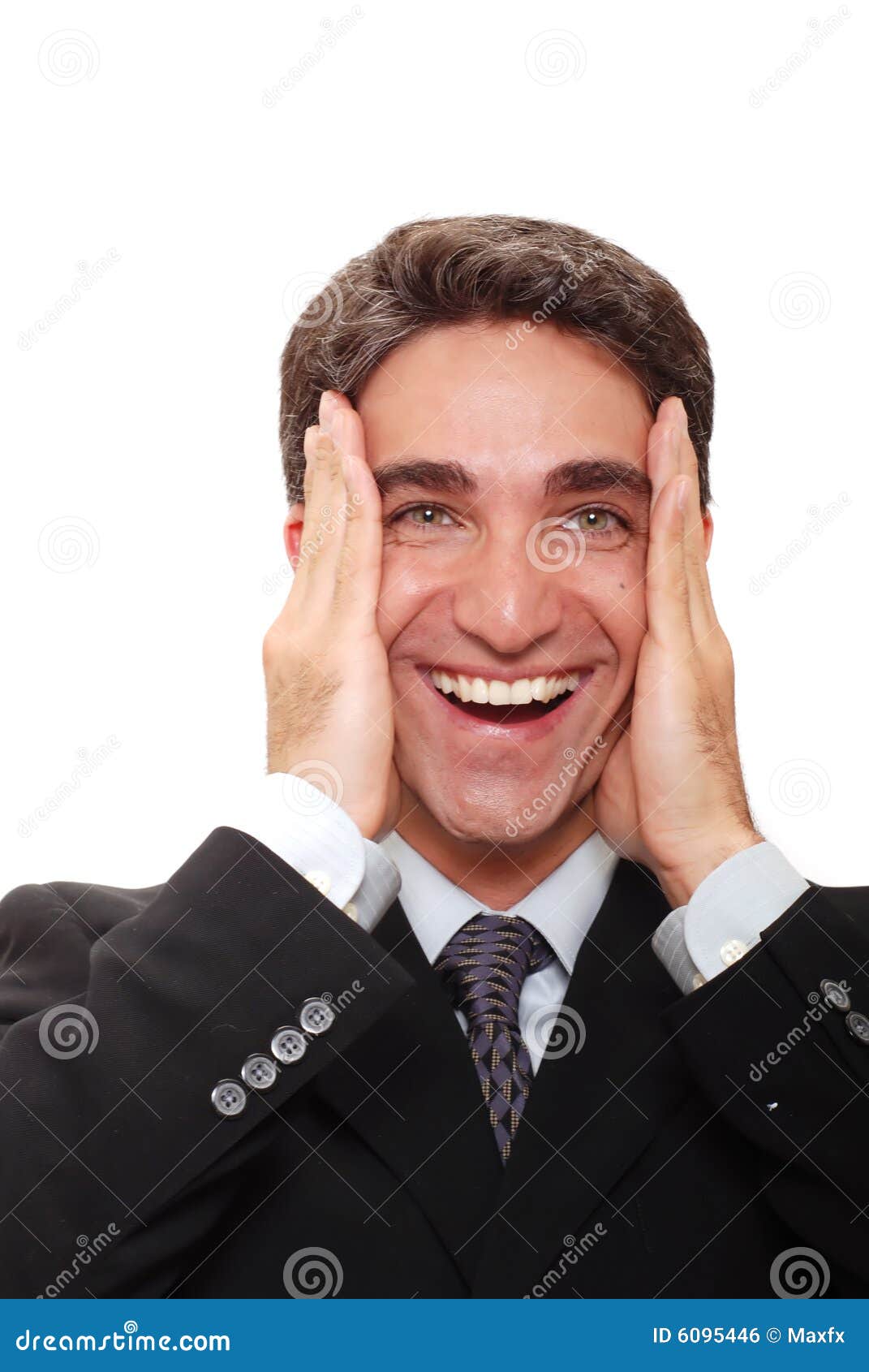 Surprised businessman stock photo. Image of idea, vision - 6095446