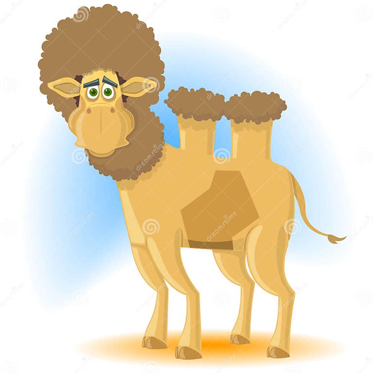 The surprised camel stock vector. Illustration of happy - 21775690