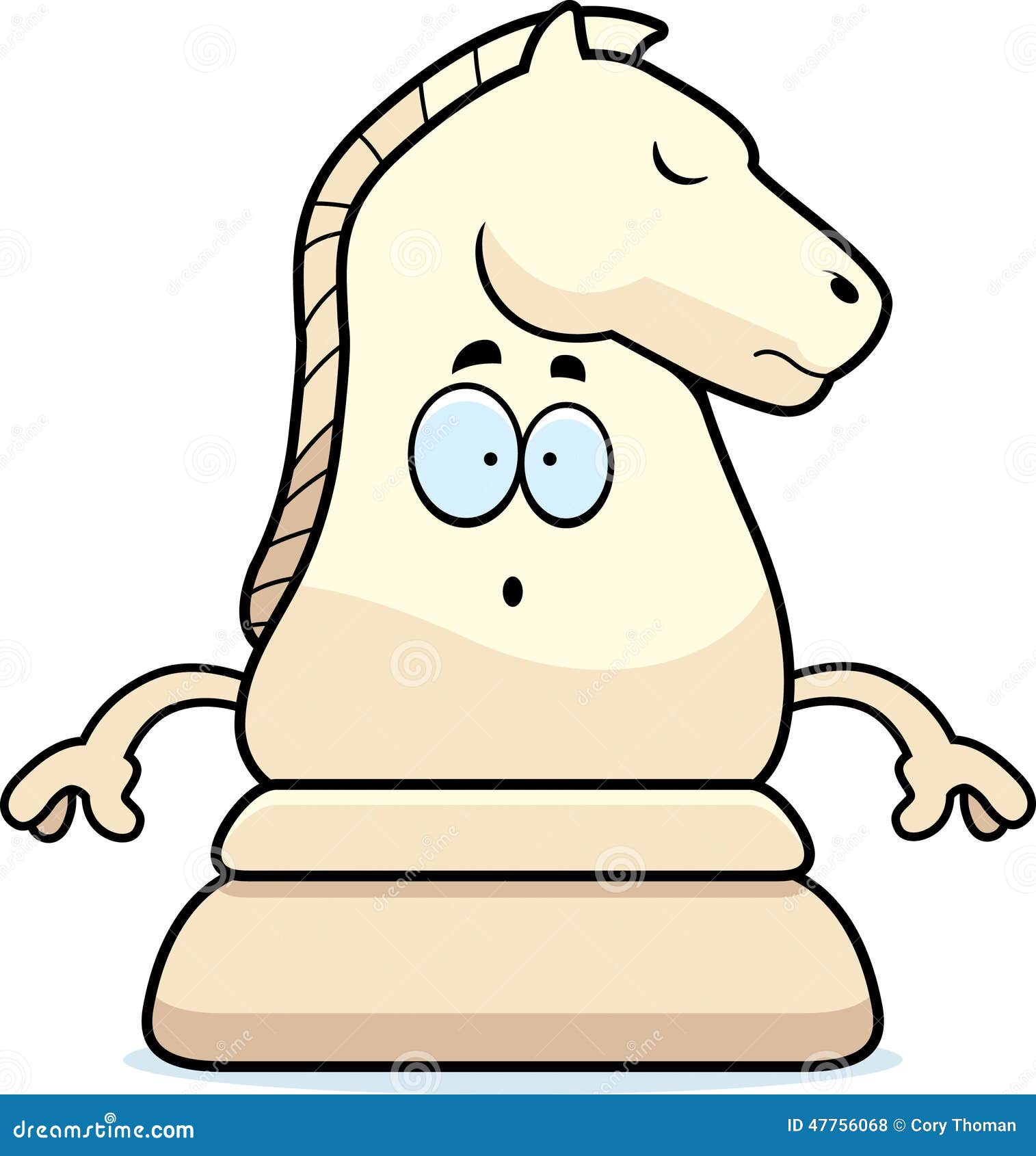 Surprised Cartoon Chess Knight Stock Vector - Illustration of chess ...
