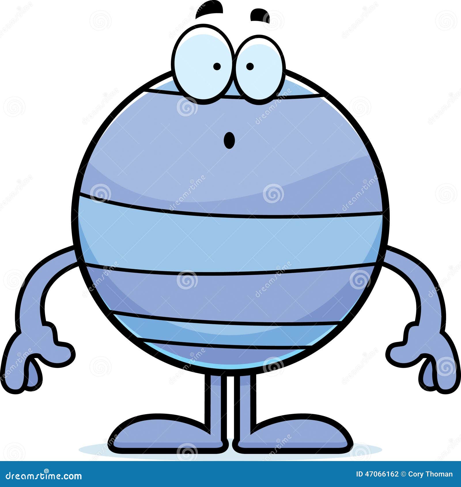 Surprised Cartoon Neptune stock vector. Illustration of clip - 47066162