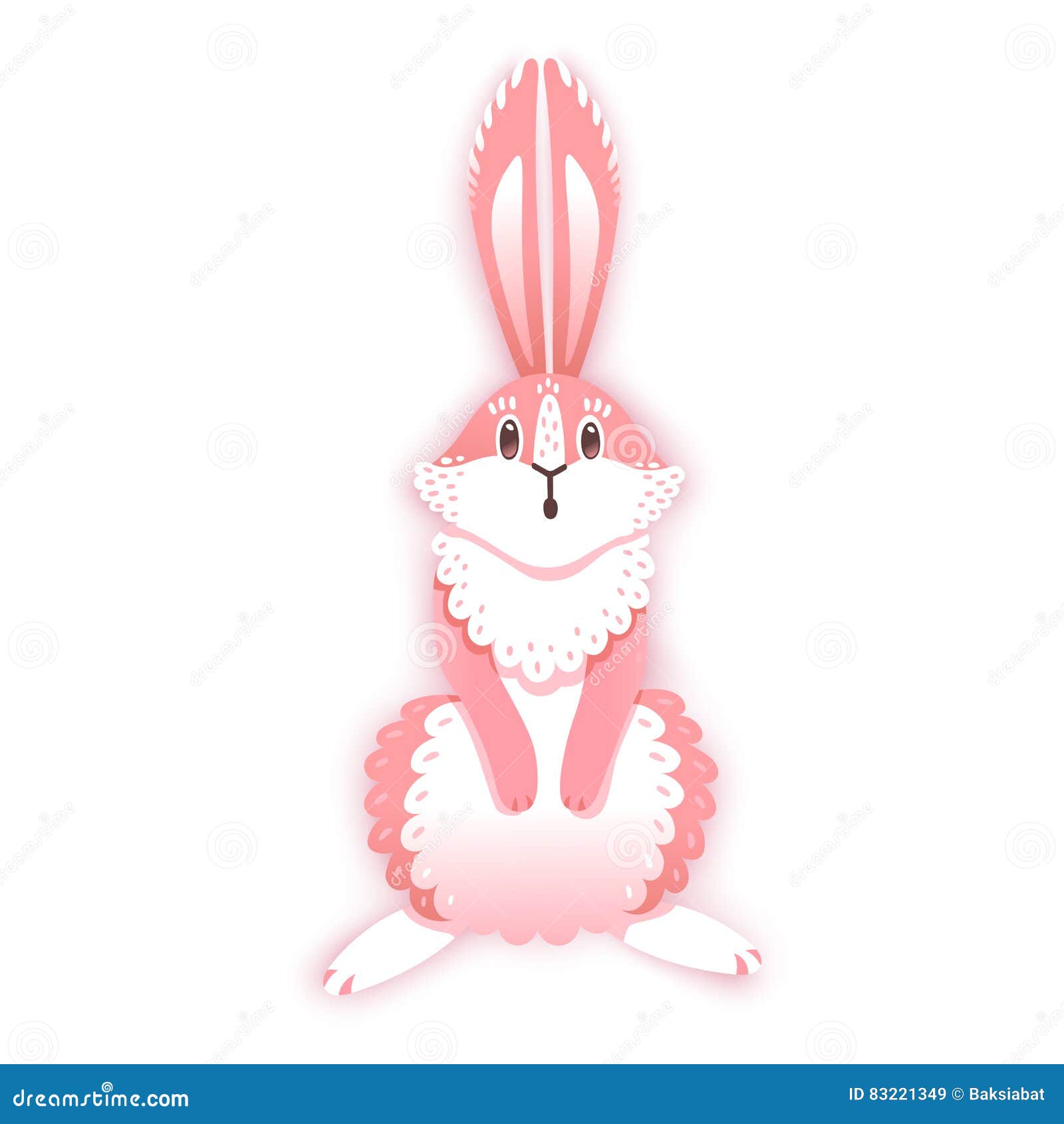 Surprised Cartoon Multiply Sign For Calculate Math Vector Illustration ...