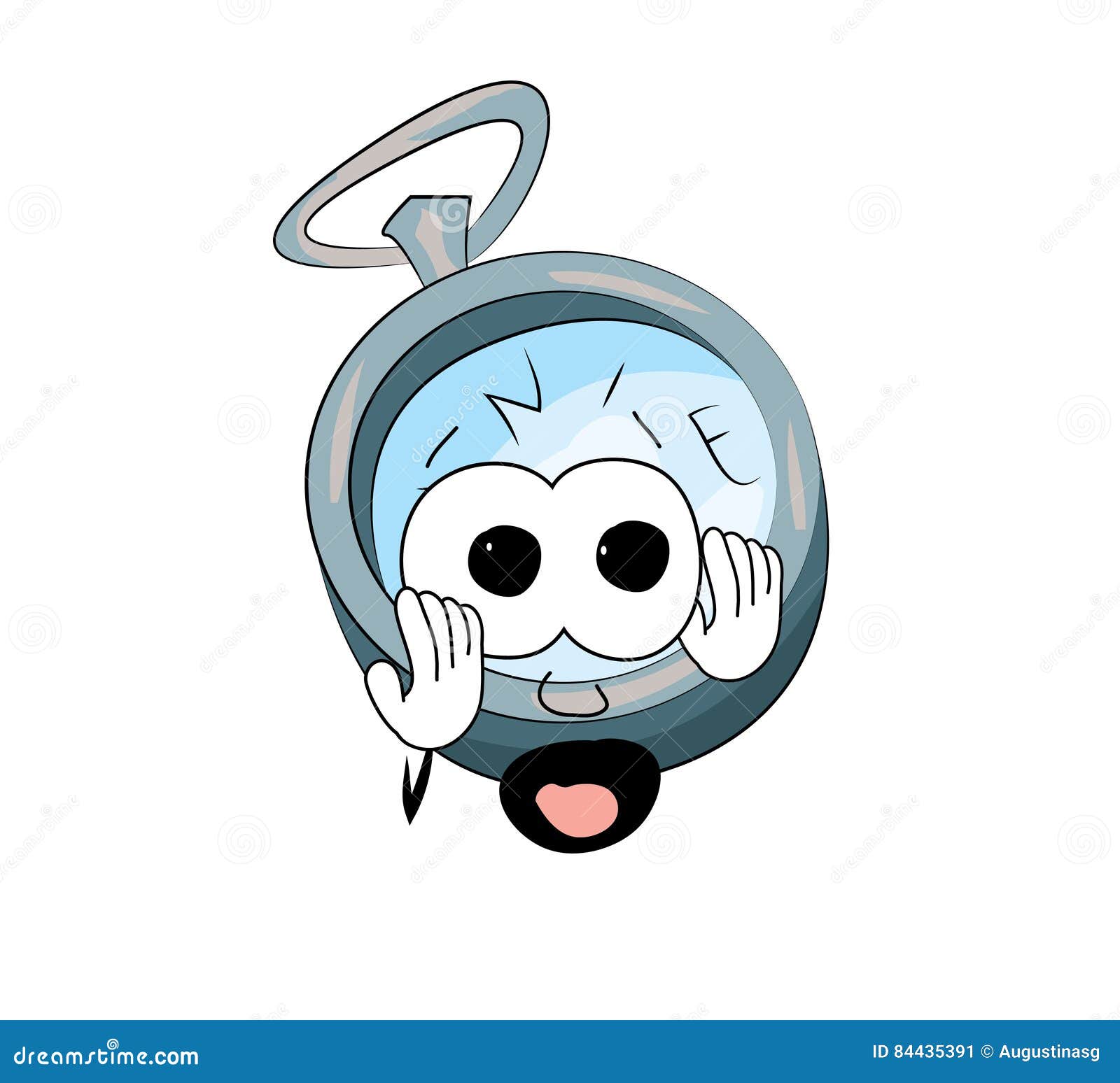Surprised cartoon stock illustration. Illustration of surprised - 84435391