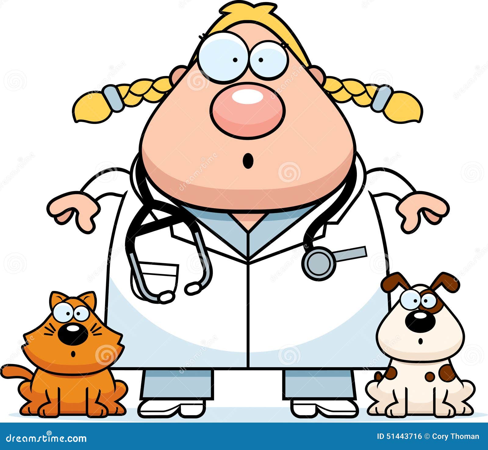 Female Veterinarian Cartoon
